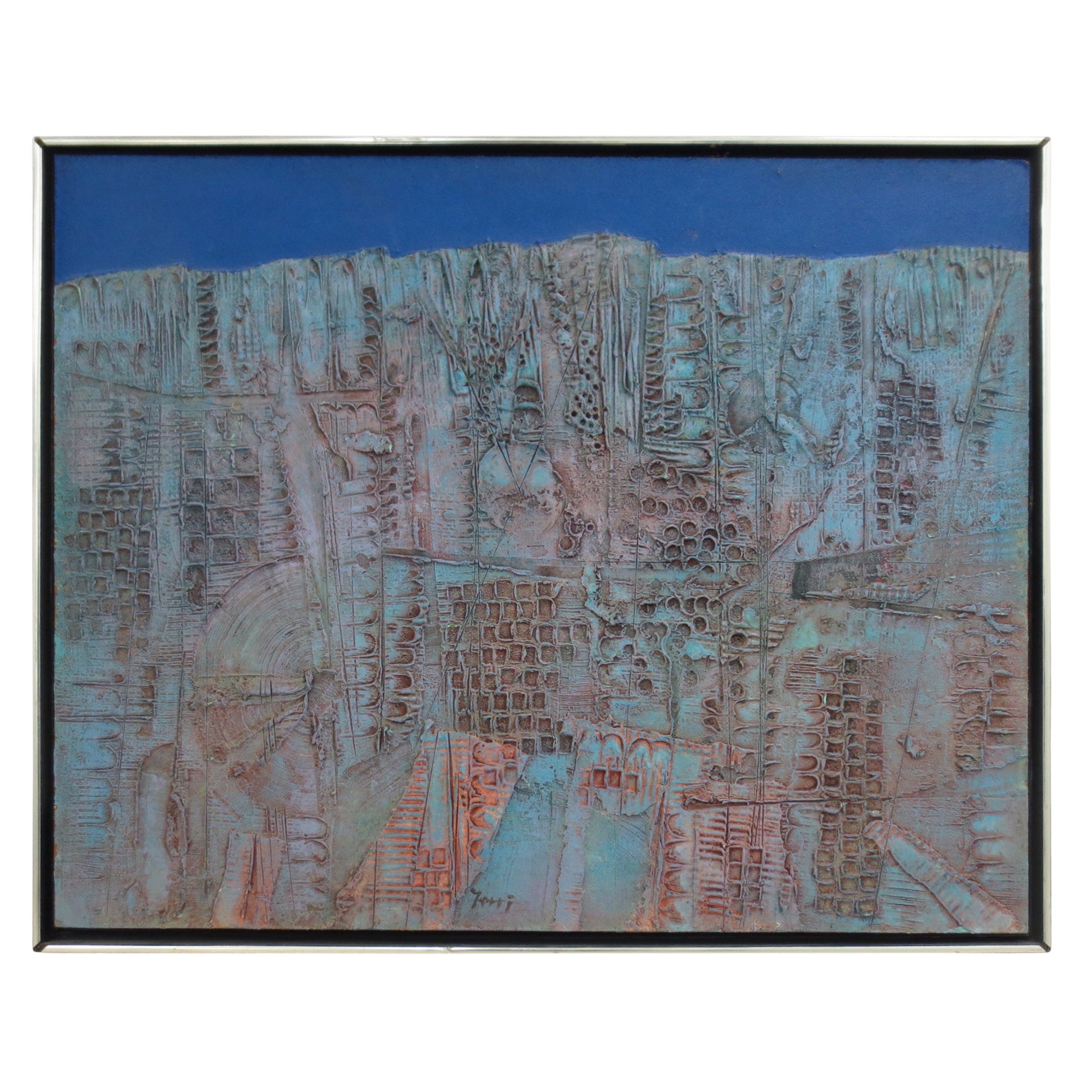 Pair Mixed Media Works By Tracy Wise For Sale at 1stDibs