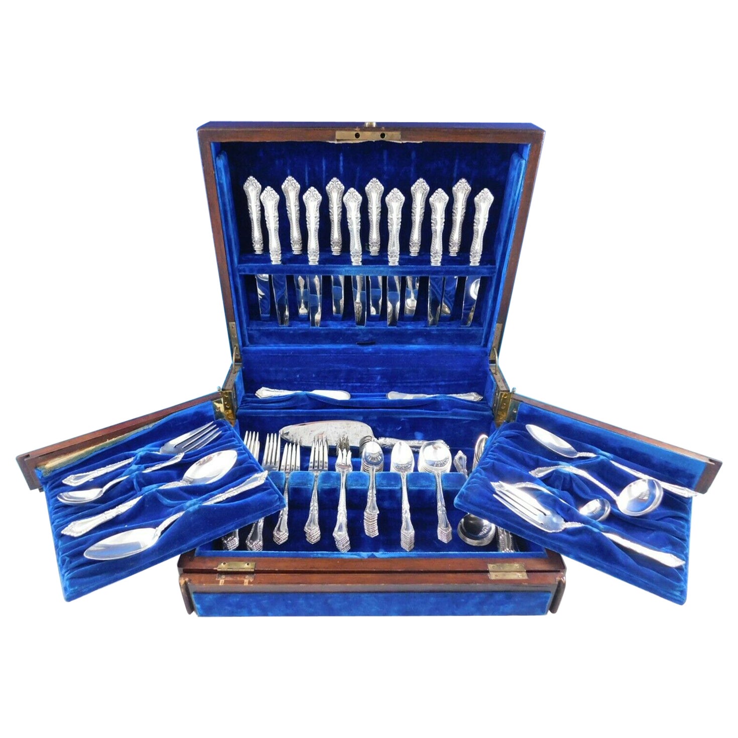 Lily by Watson Sterling Silver Flatware Set Service 24 Pieces No Mono ...