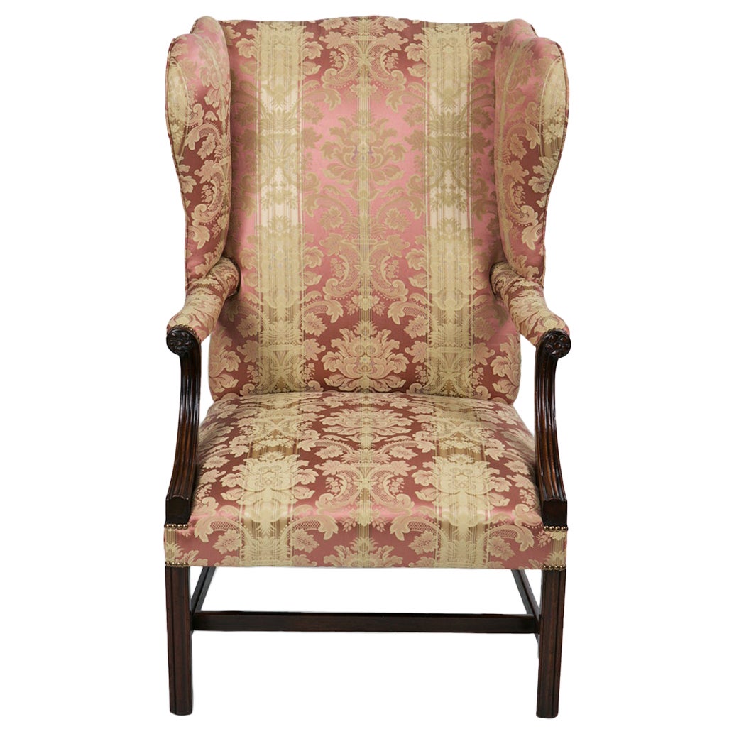 George III Wingback Chair, English, circa 1800 For Sale at 1stDibs