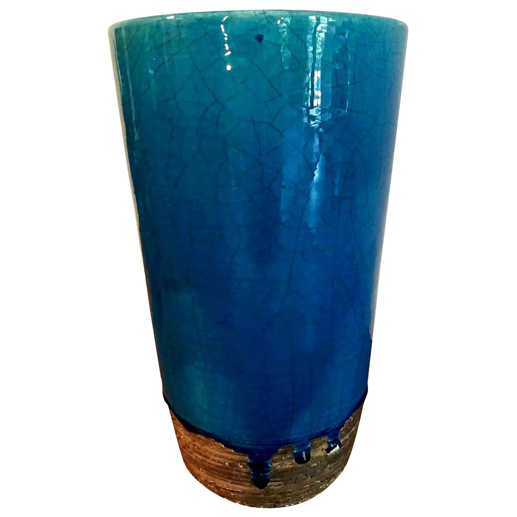 Van Briggle Signed Art Nouveau Blue Ceramic Pottery Glazed Vase For ...