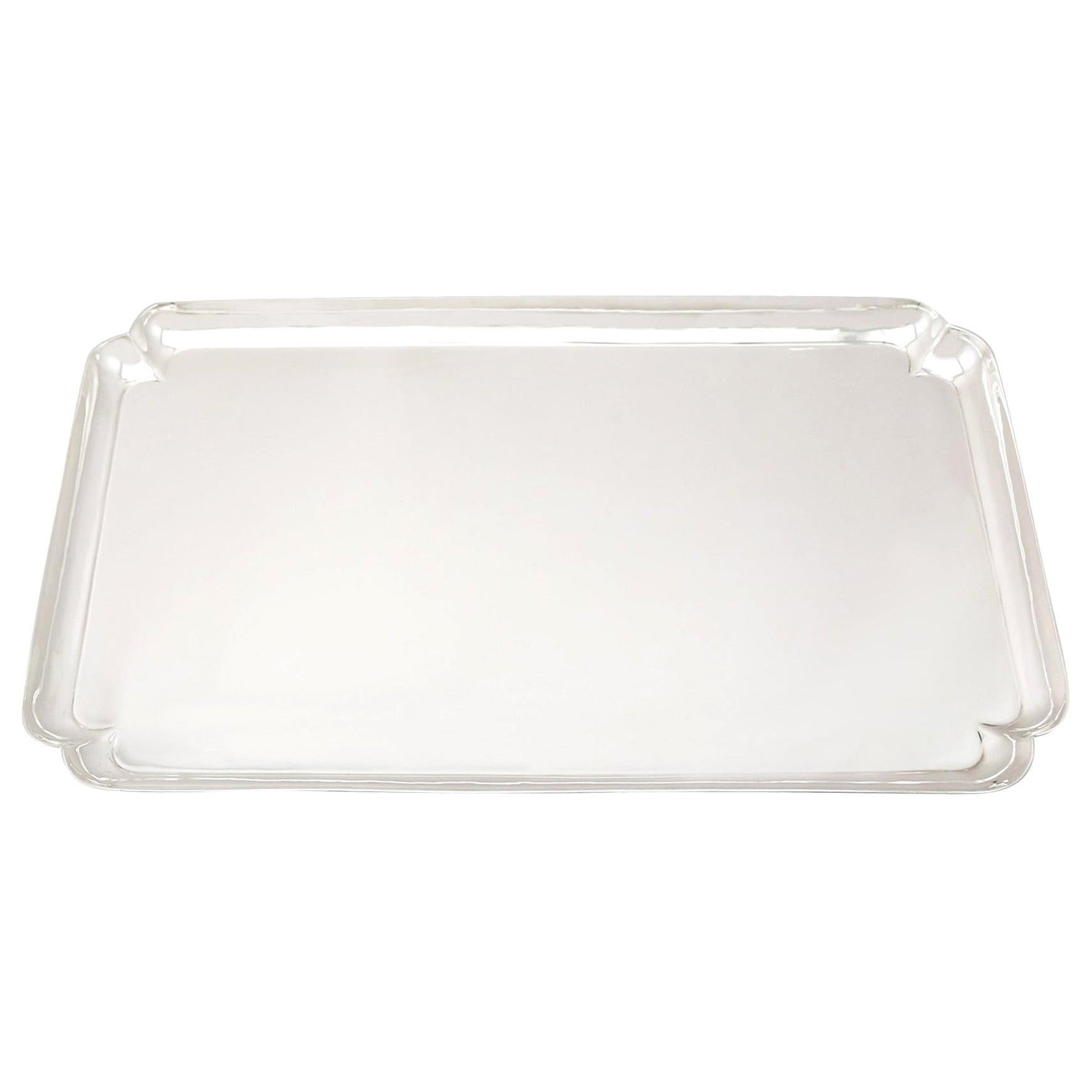 20th Century Antique Chinese Export Silver Salver by Wing Fat Circa ...