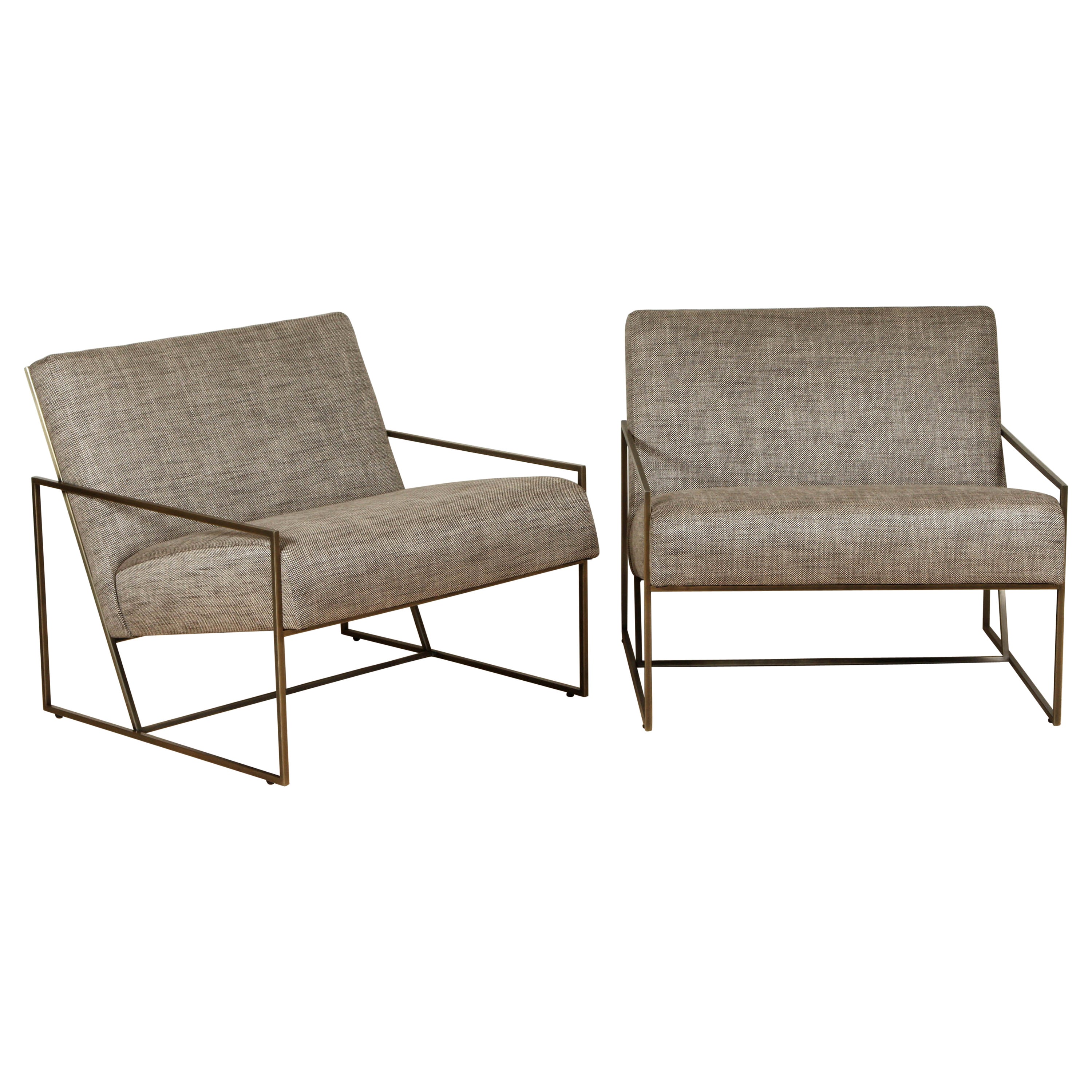 Thin, Metal-Framed "Apart Chair" Green Edition For Sale at 1stDibs