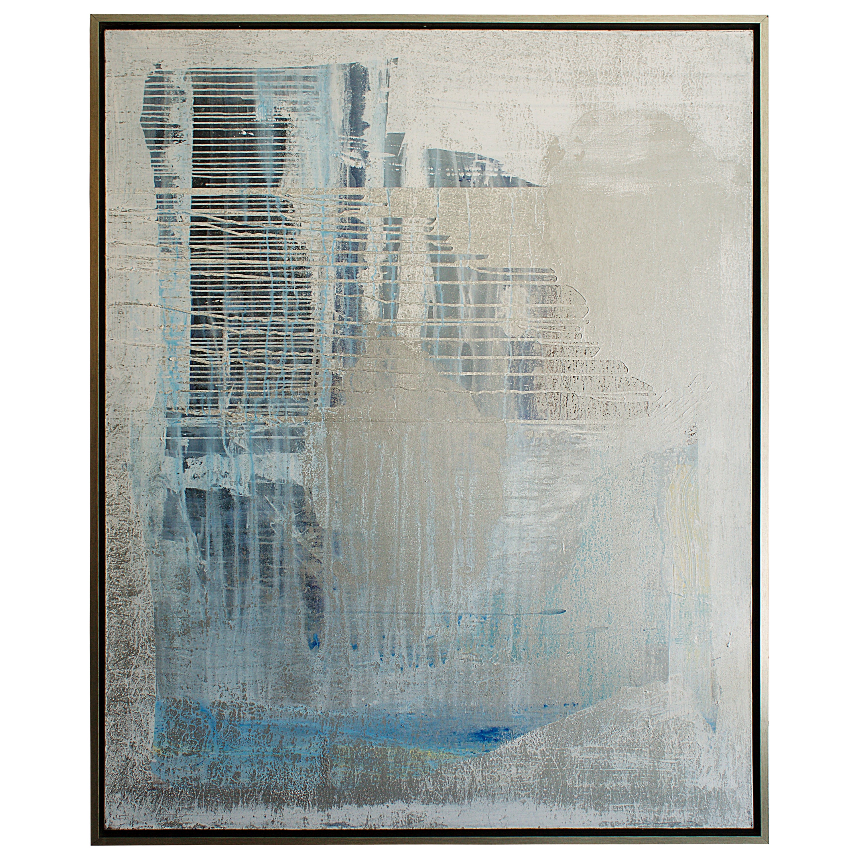 Contemporary Modern Abstract Painting Acrylic on Canvas For Sale at 1stDibs