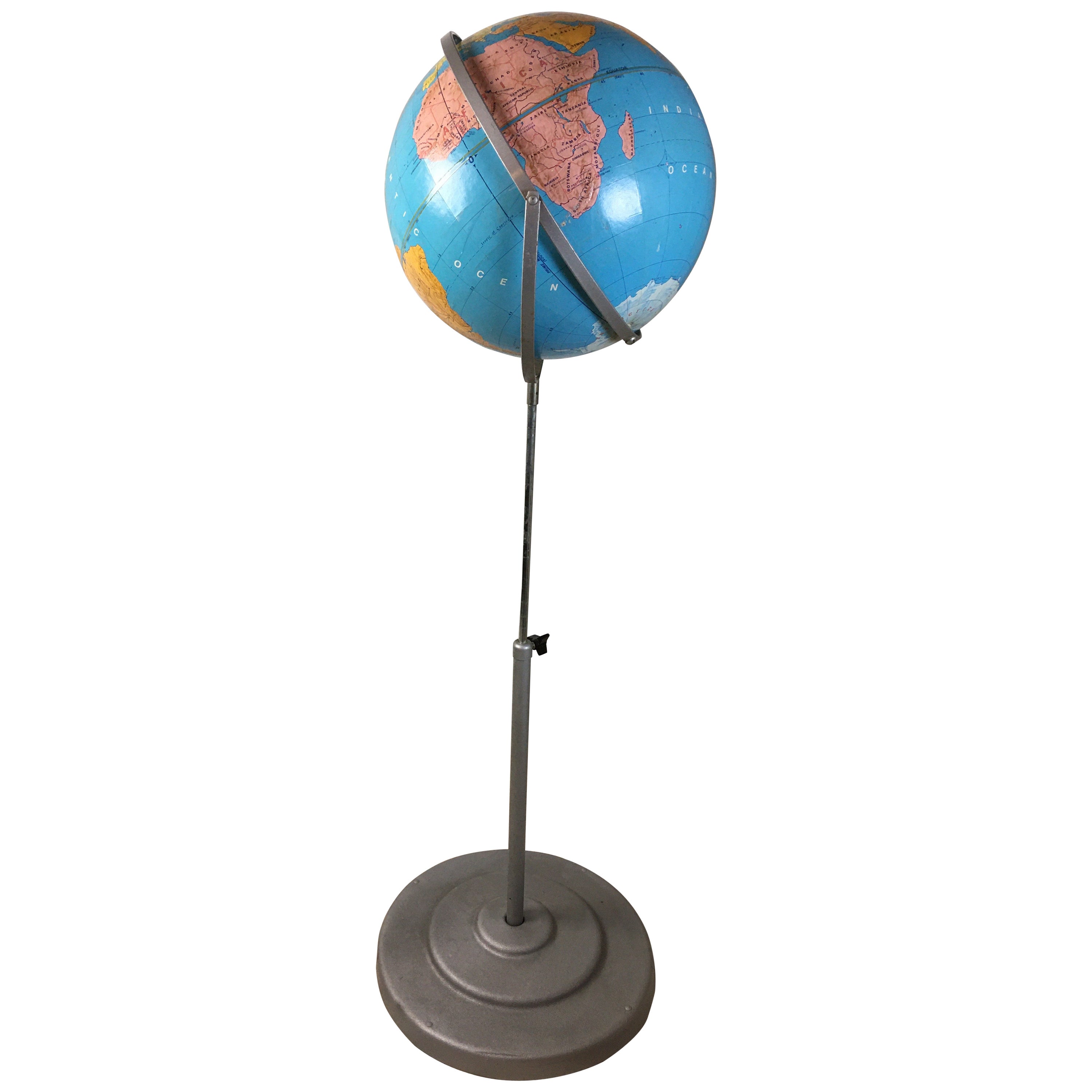 Philips' Challenge Globe on Mahogany Stand with Original Philips ...