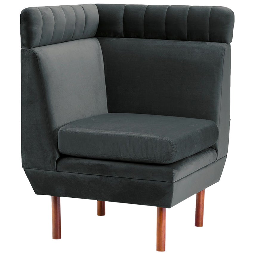 Handcrafted Moon Couch, Handmade with Silvered Brass and Handwoven ...