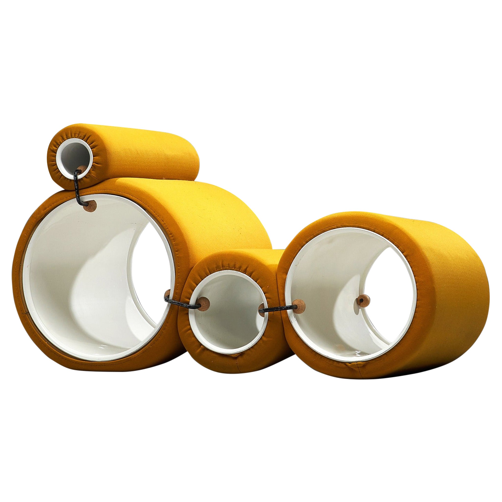 Green Tube Chair Designed by Joe Colombo Produced by Flexform in 1969 ...