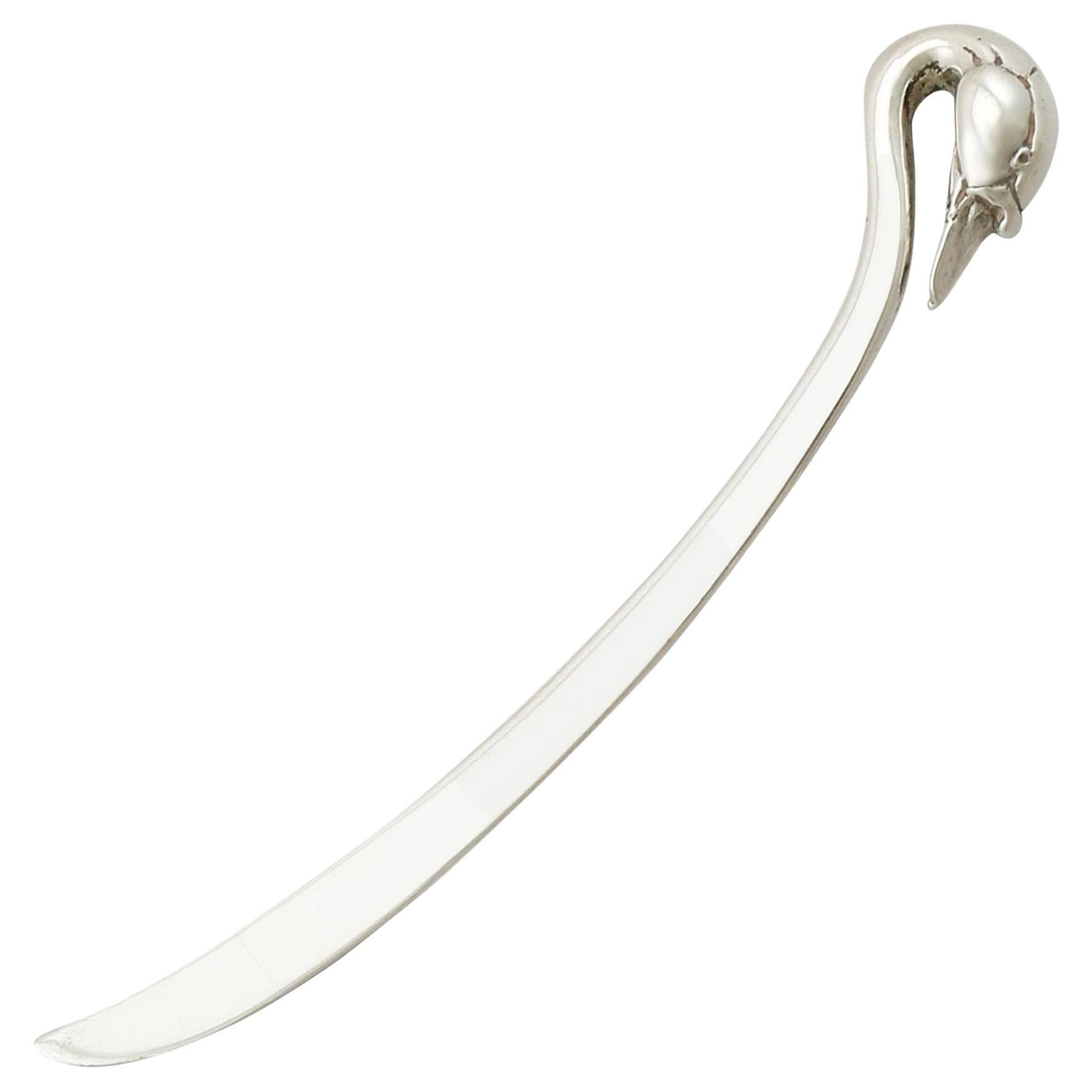 Large Sterling Silver Dagger Shaped Letter Opener at 1stDibs