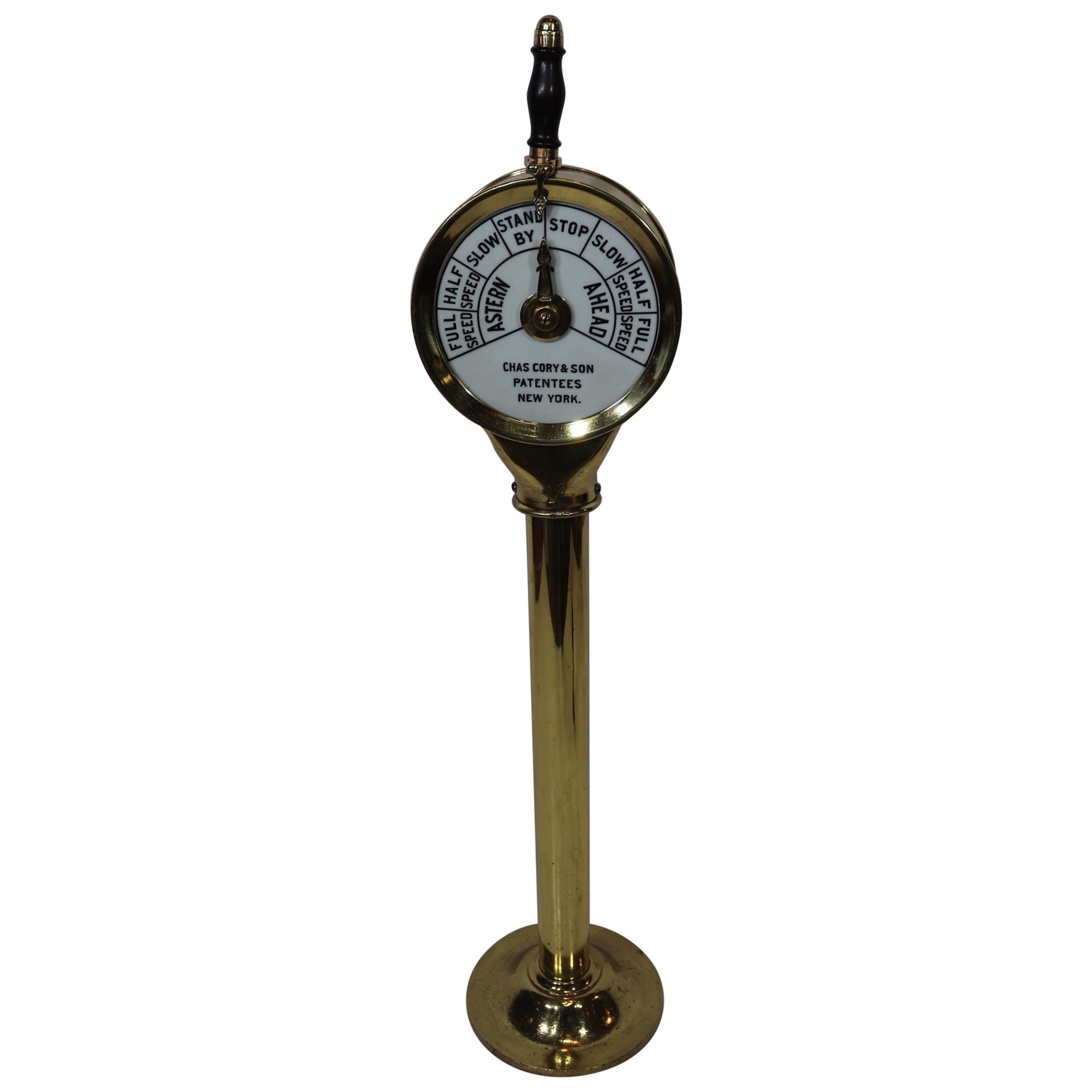 Brass Engine Room Telegraph by Robinson of Liverpool For Sale at 1stDibs