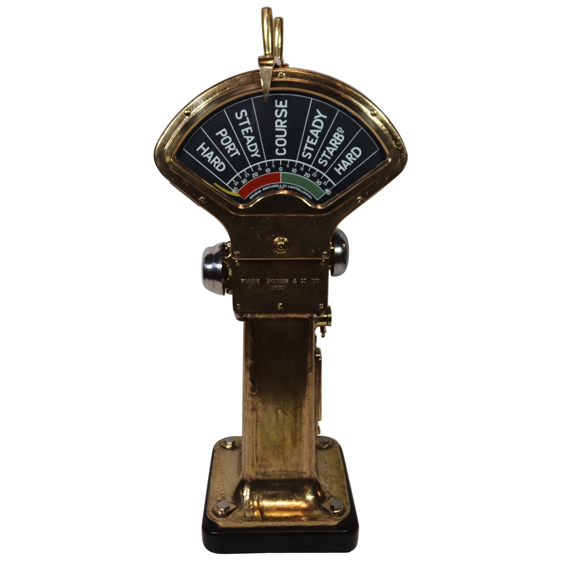 Solid Brass Ships Bridge Telegraph For Sale at 1stDibs