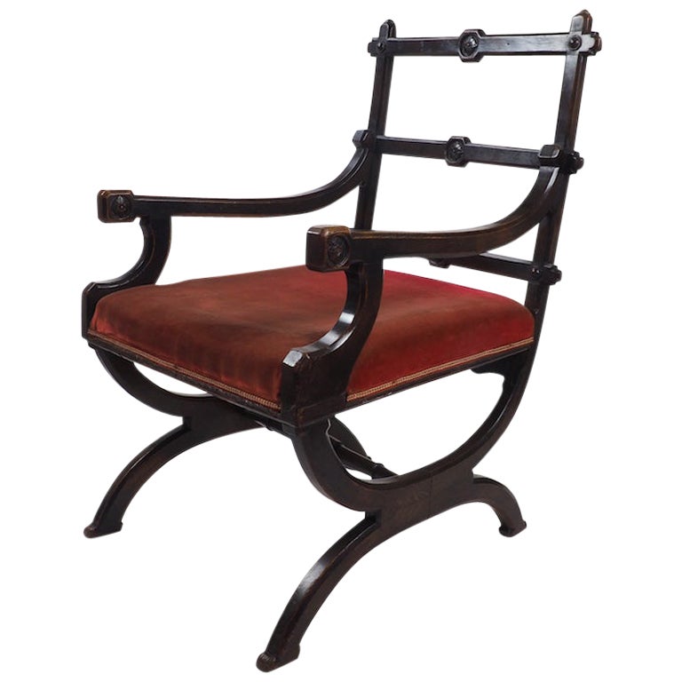 Edward Welby Pugin, Four Granville Chairs, 1870 For Sale at 1stDibs