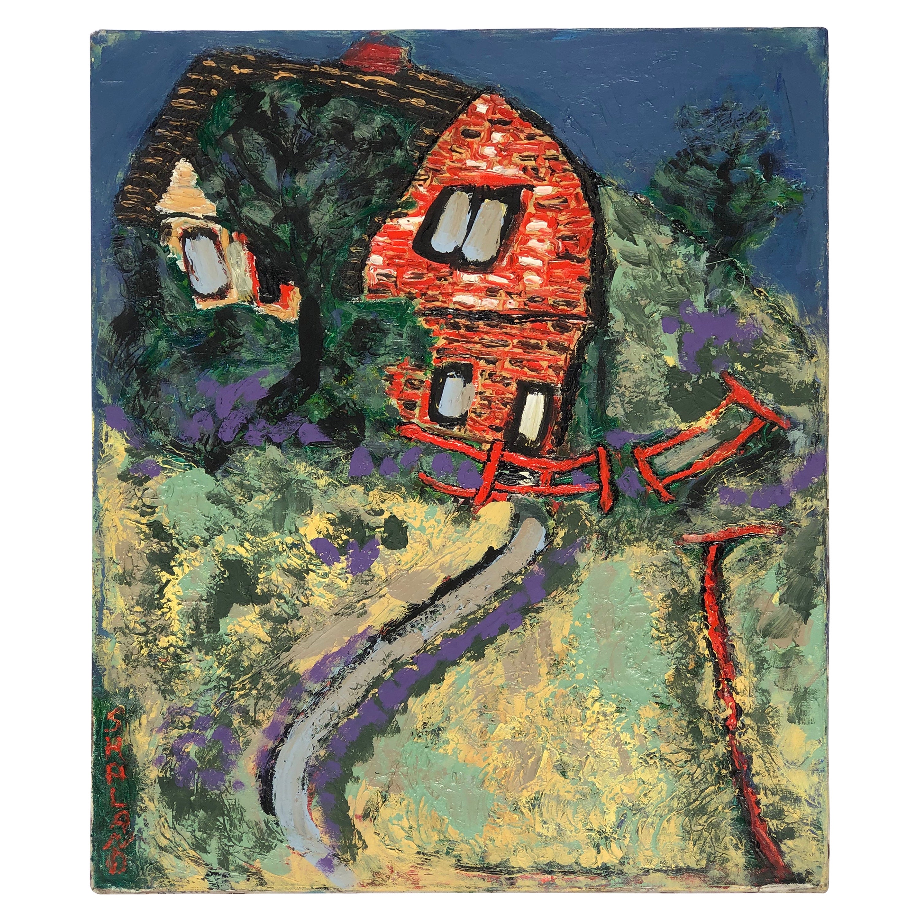 Painting “Motion” by Earl Daniels 'Midcentury 1960s' American Painter ...