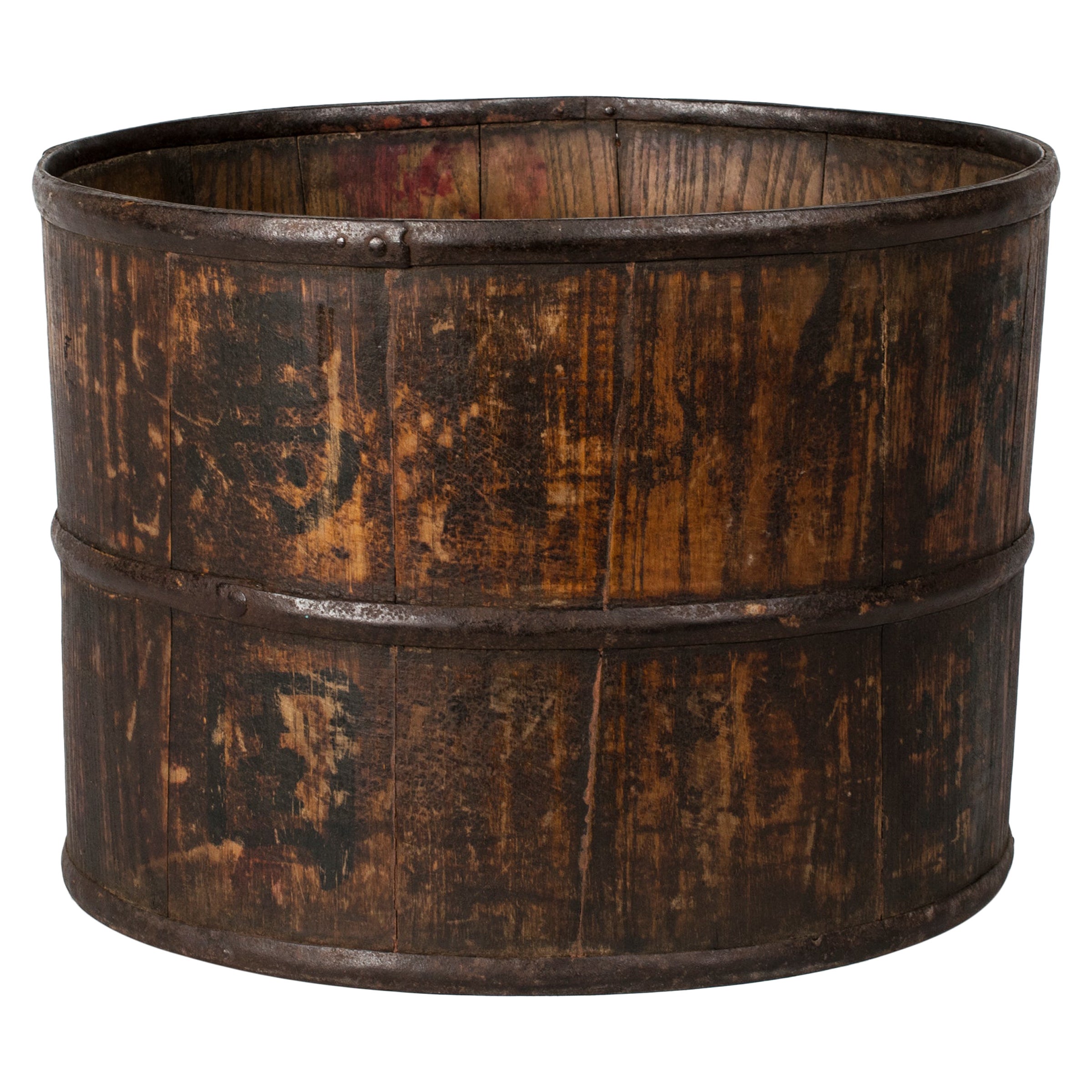 19th Century Provincial Chinese Water Bucket at 1stDibs
