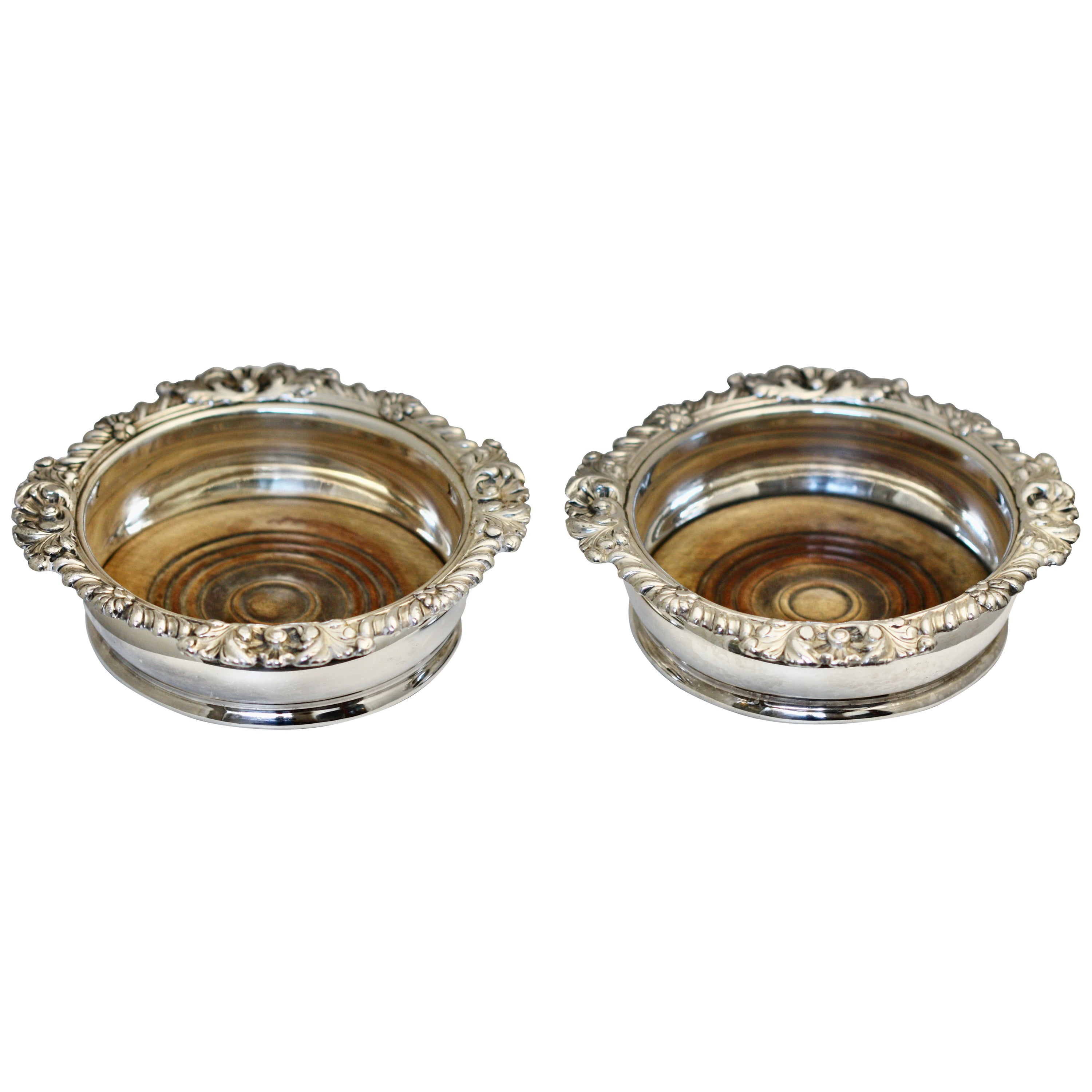 Towle Sterling and Enamel Coasters at 1stDibs