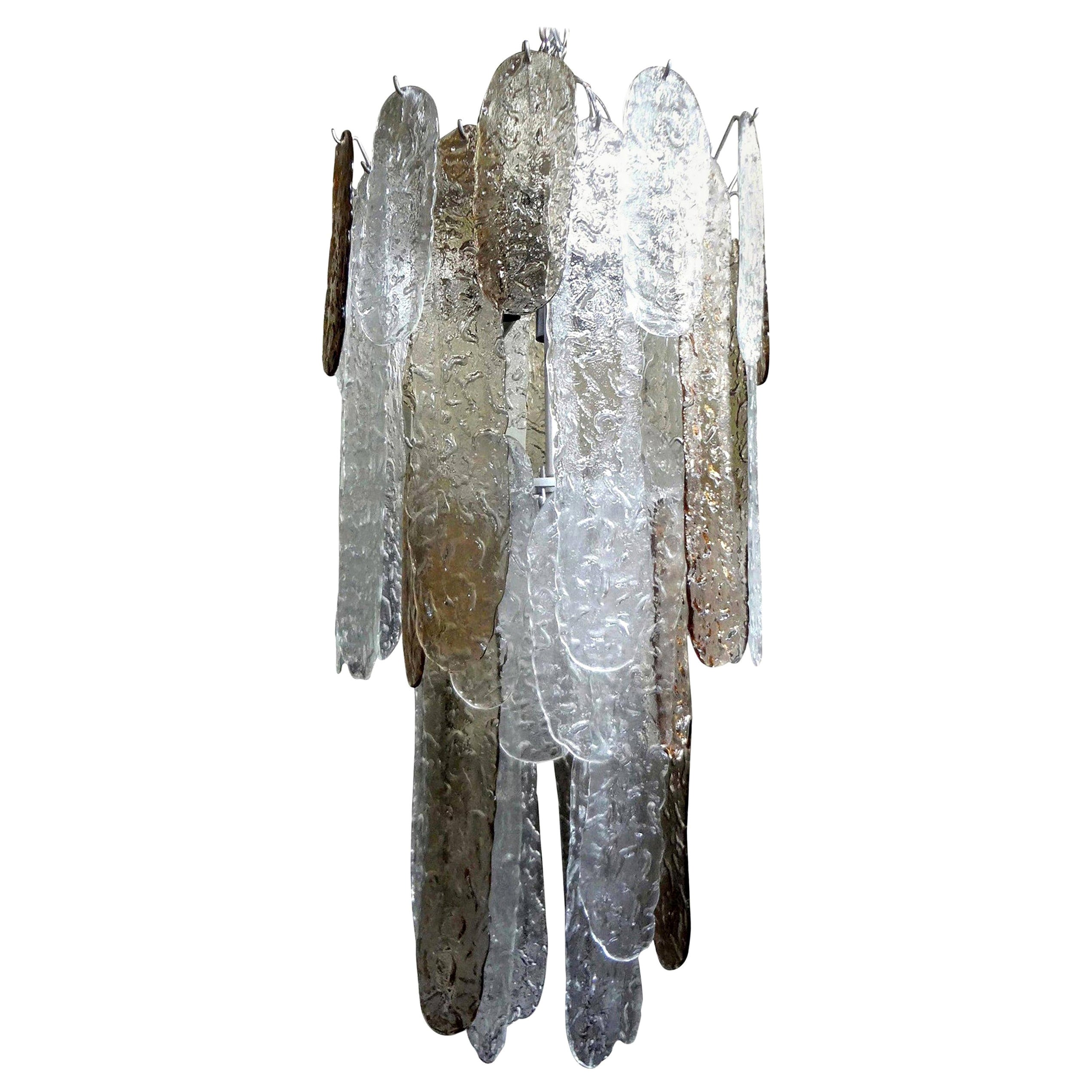 Murano Waterfall Chandelier by Carlo Nason for Mazzega For Sale at ...