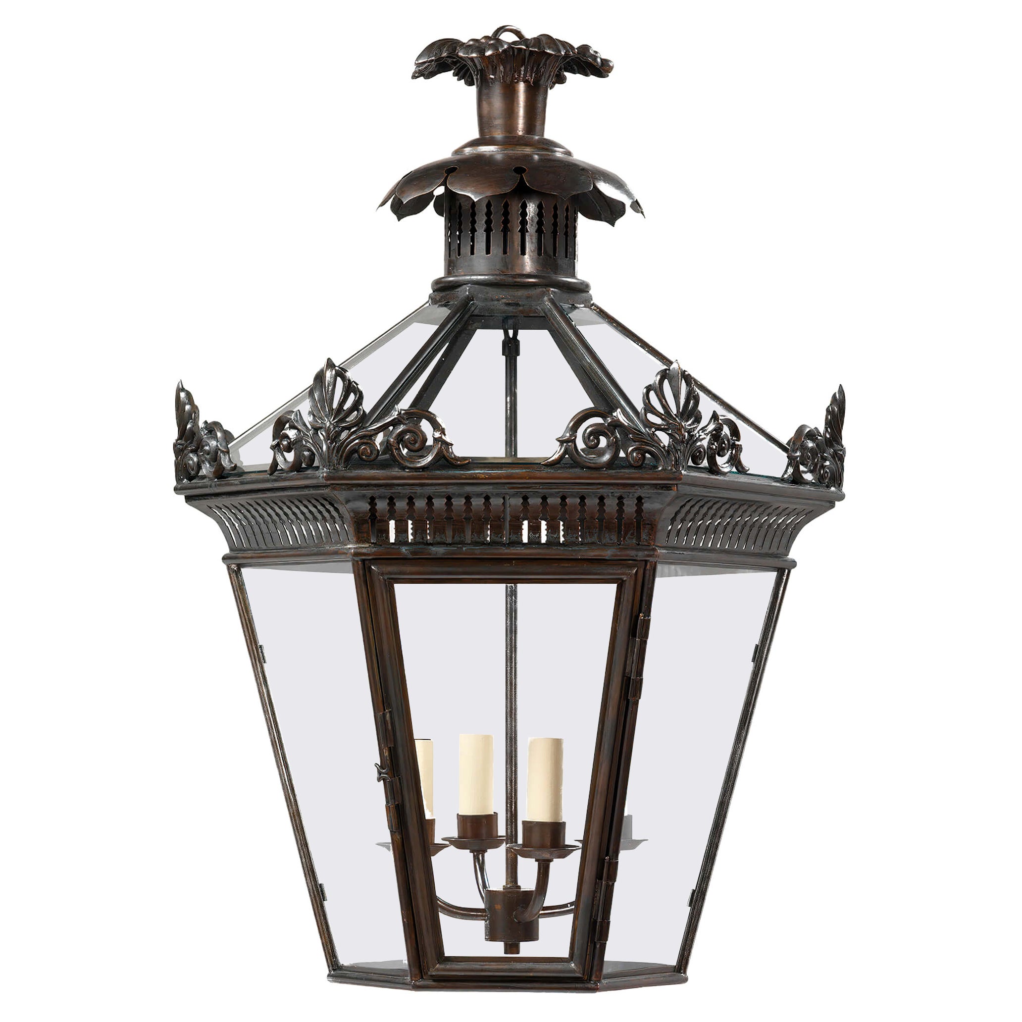 Georgian Round Hall Lantern For Sale at 1stDibs