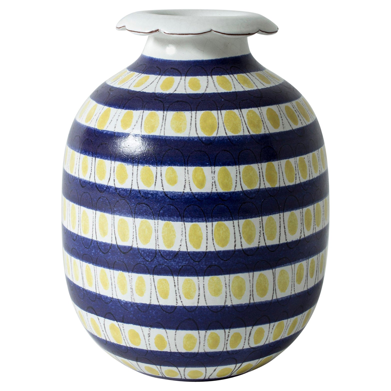 Stig Lindberg Vase For Sale at 1stDibs