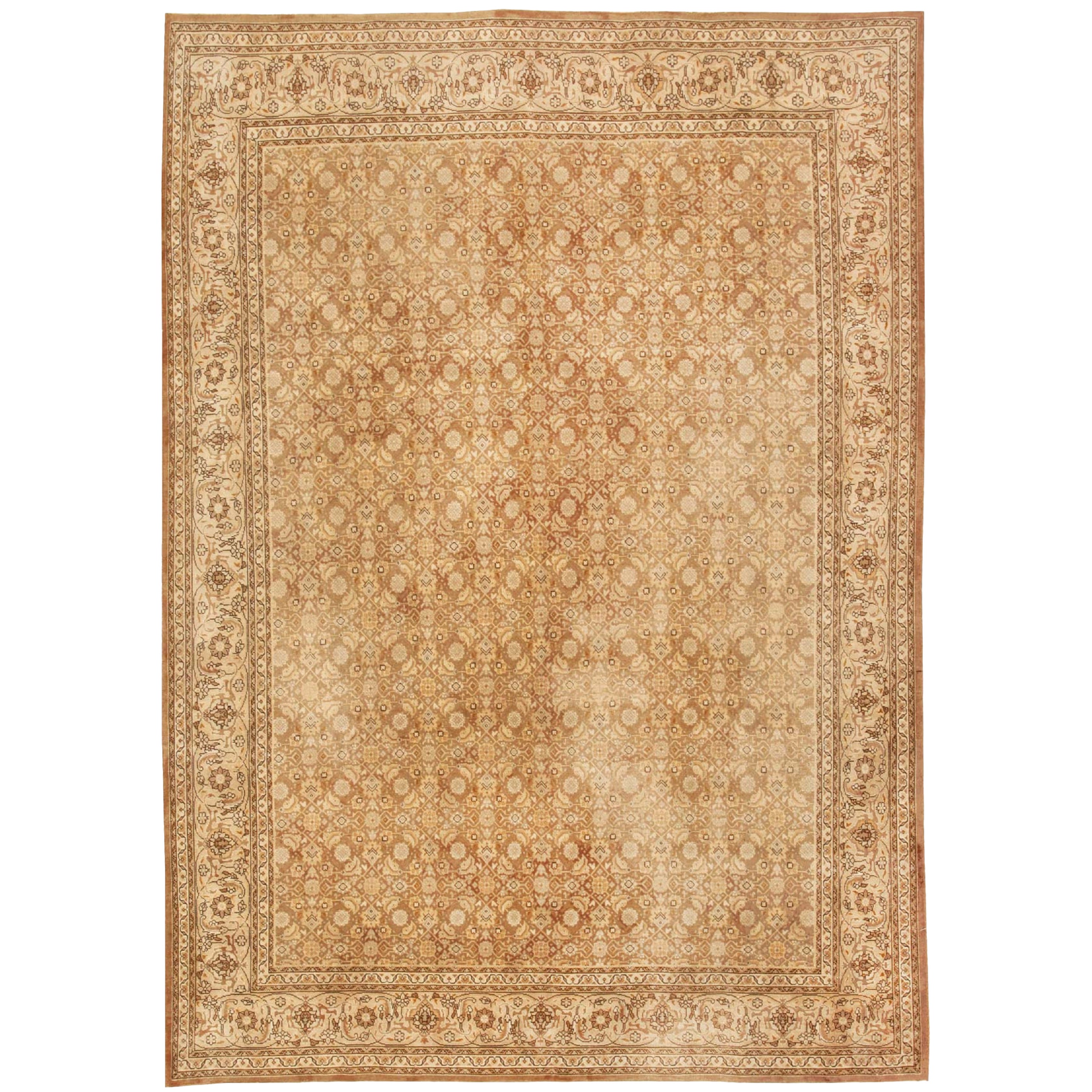 Antique Persian Mazandaran Kilim. Size: 8 ft x 11 ft (2.44 m x 3.35 m ...