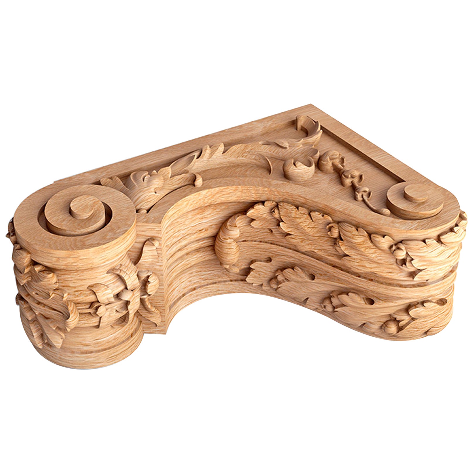 Pair of 1910 Cast Iron Decorative Exterior Corbel at 1stDibs