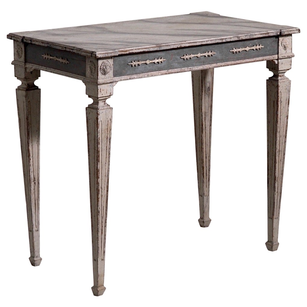 Freestanding Art Nouveau Oval Table, circa 1905 For Sale at 1stDibs