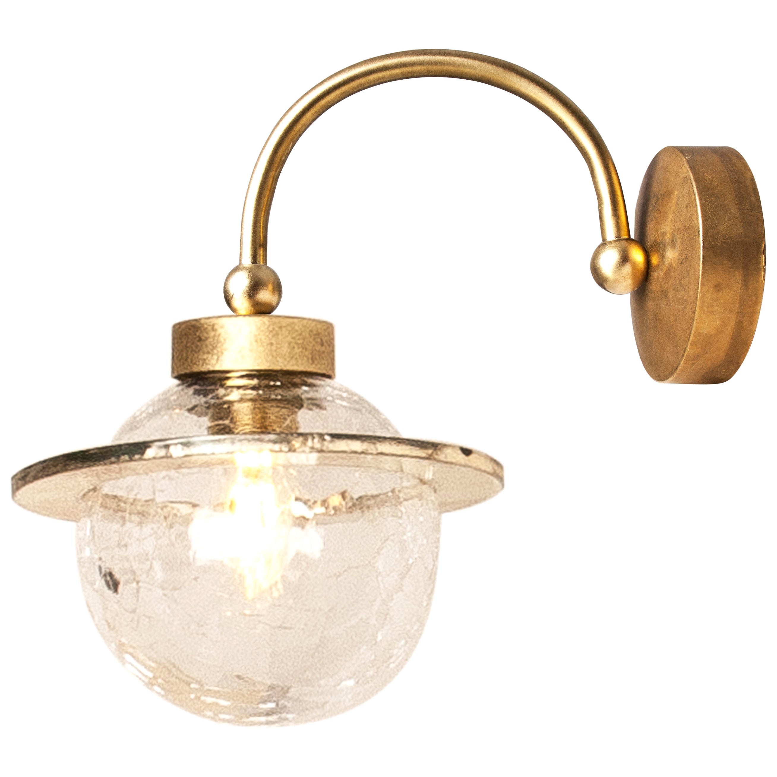 Butterfly Contemporary Lamp, Black Silvered Glass, Brass Body, Crystal ...