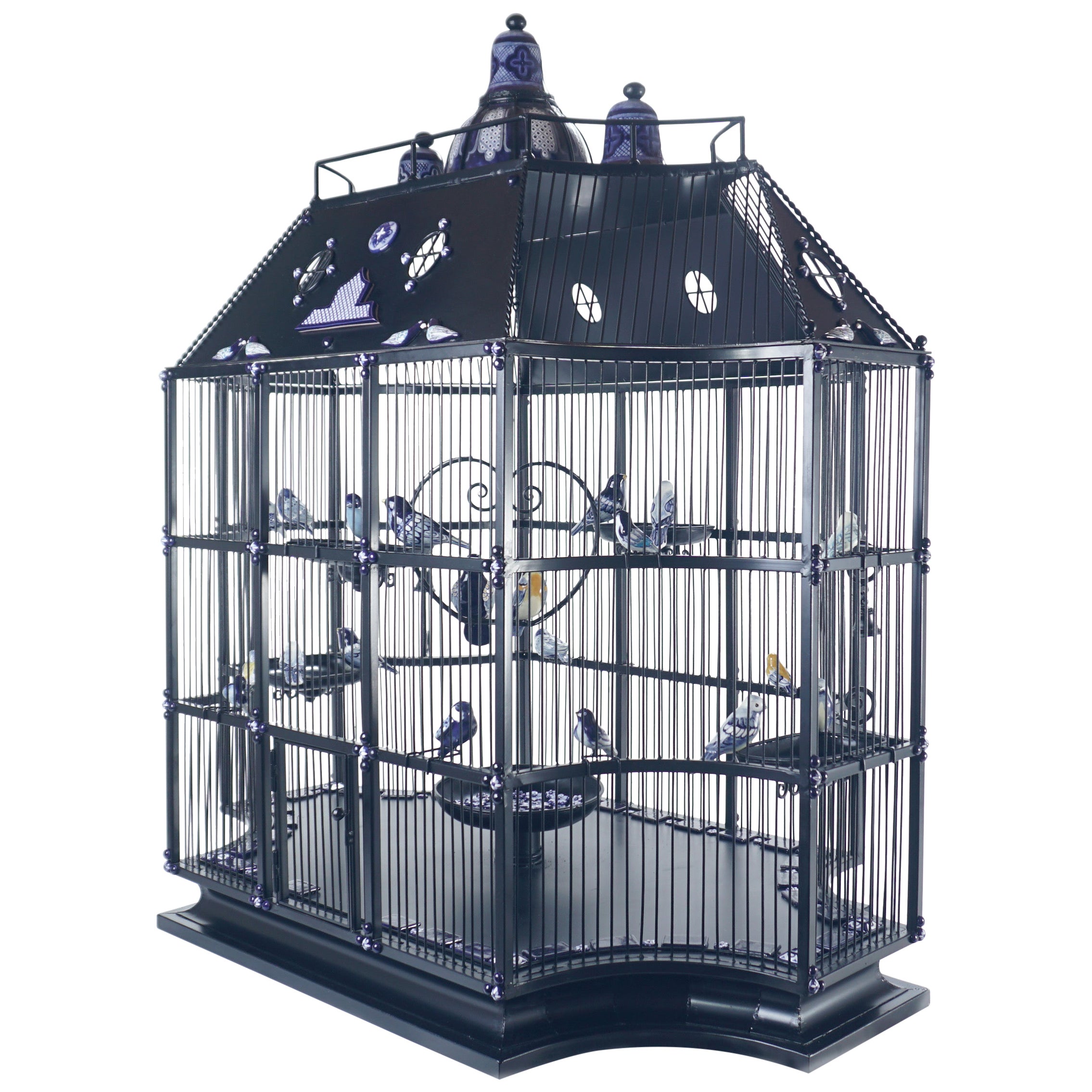 Victorian Style Bird Cage on a Stand at 1stDibs