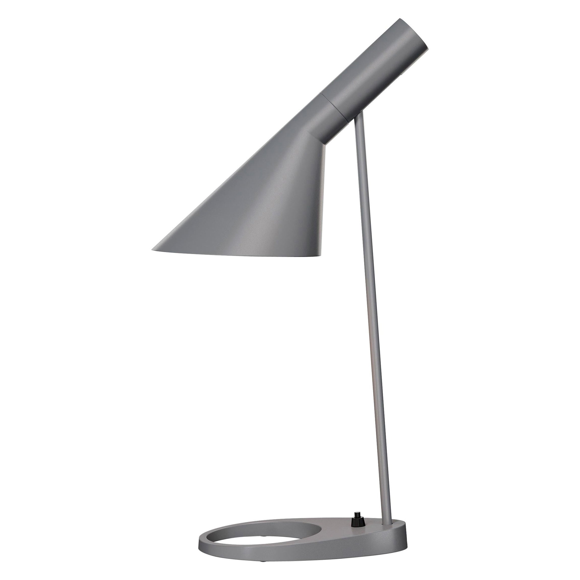 Arne Jacobsen 'AJ Mini' Table Lamp in Dark Gray for Louis Poulsen For ...
