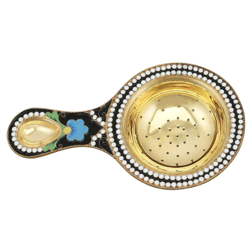 20th Century Russian Faberge Solid Silver Tea Glass Holder Moscow Circa 1900 For Sale At 1stdibs