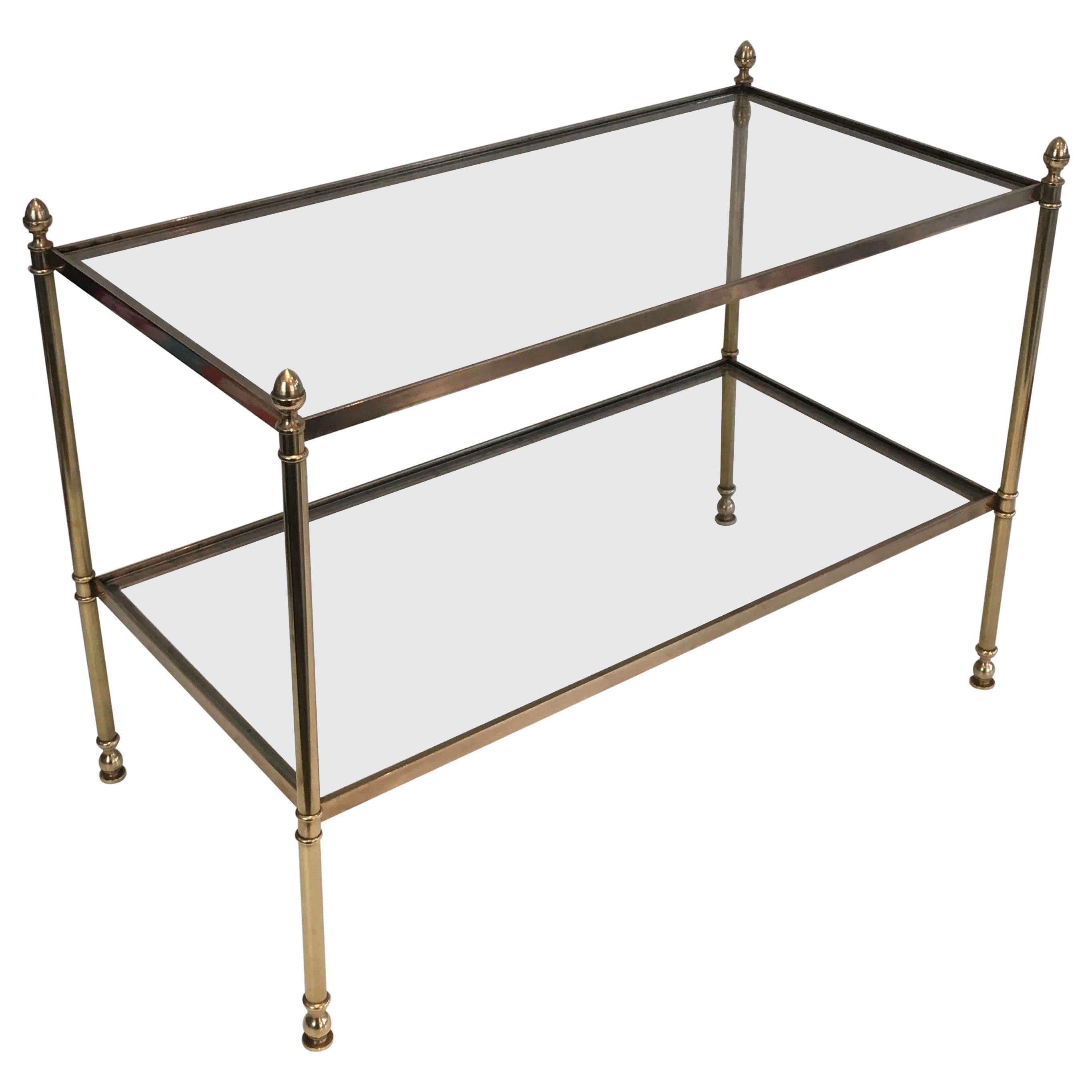 Pair of French 1940s Style Modern Neoclassical Side Tables For Sale at ...