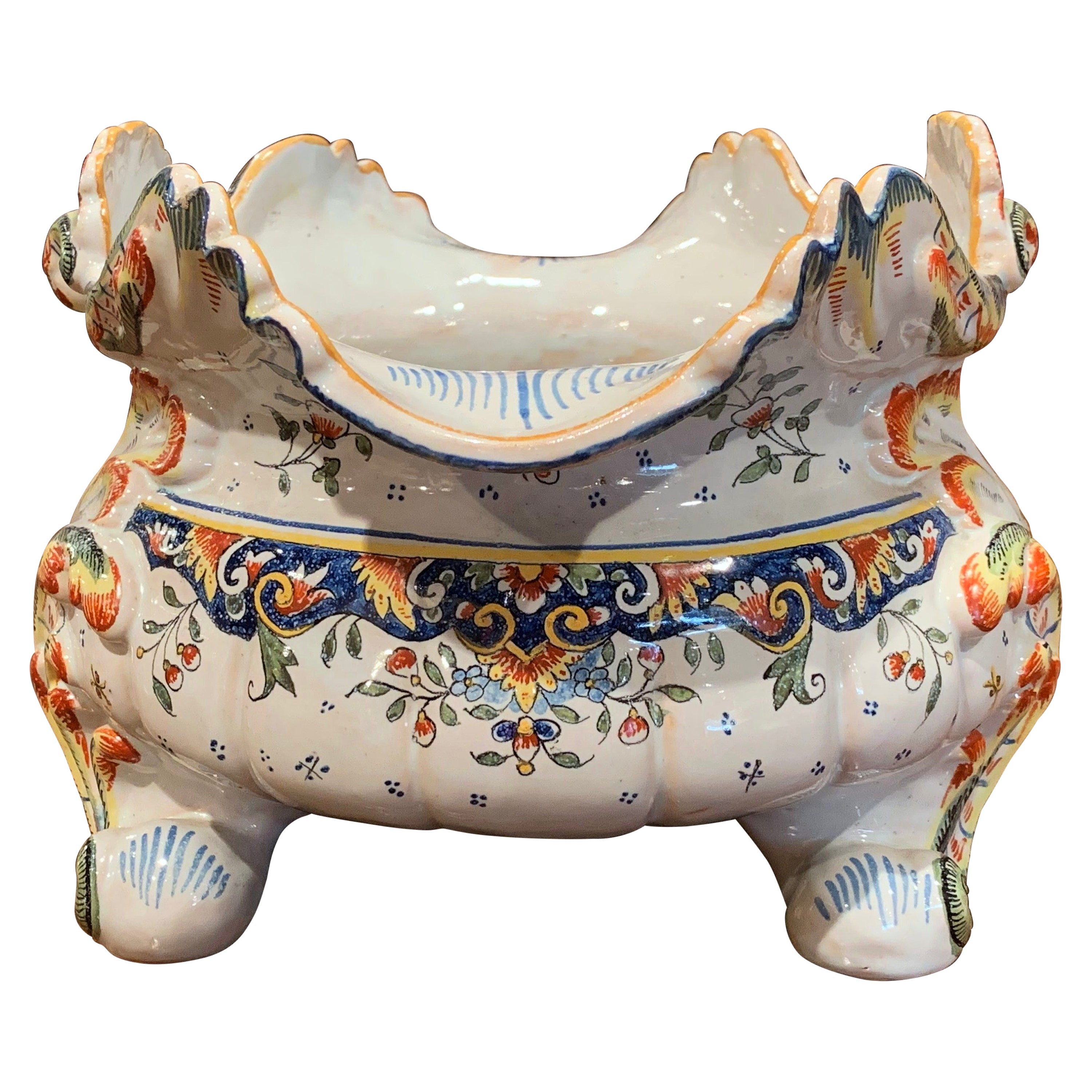 Faience Pot De Creme Dessert Set at 1stDibs