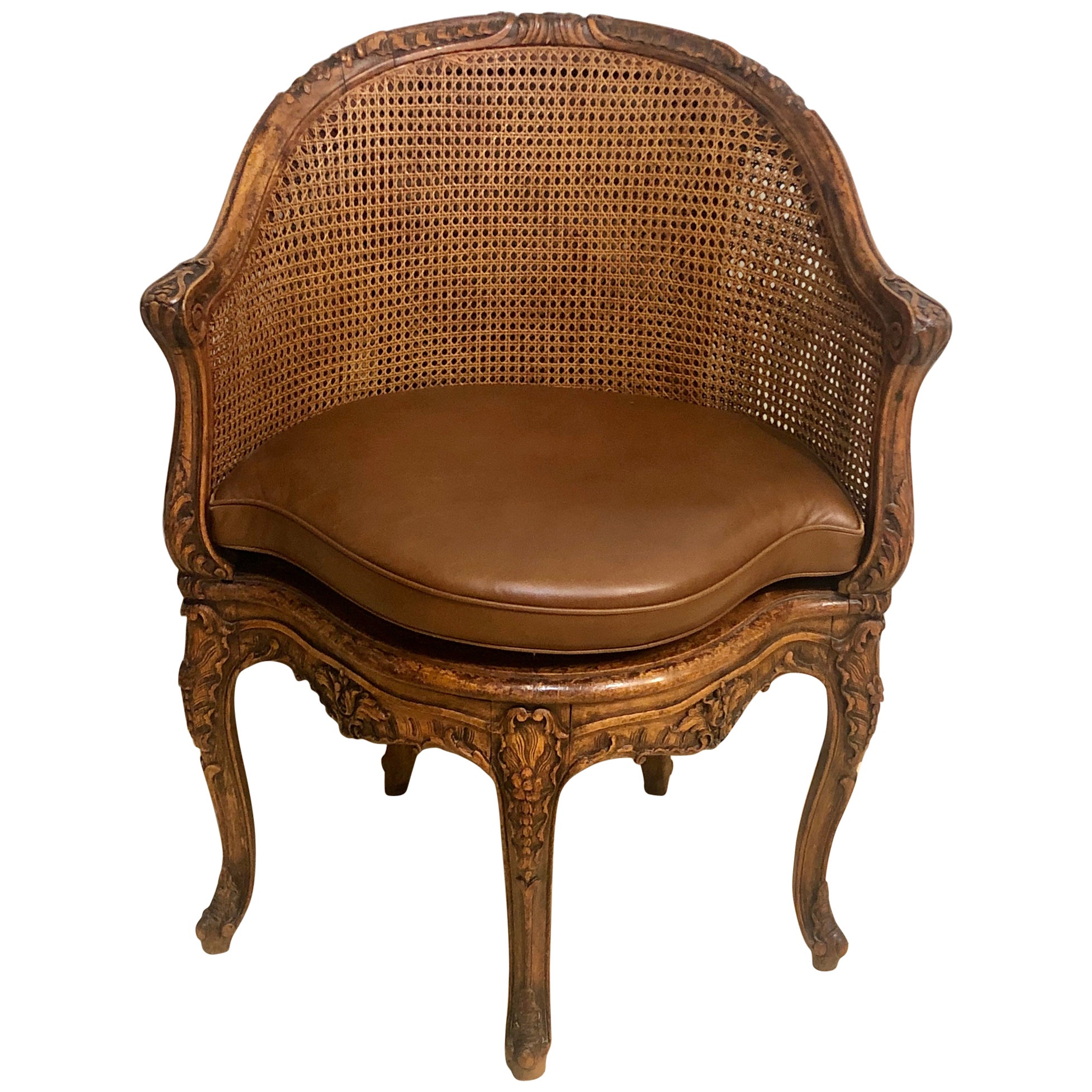 18th Century French Gilt Bergere at 1stDibs