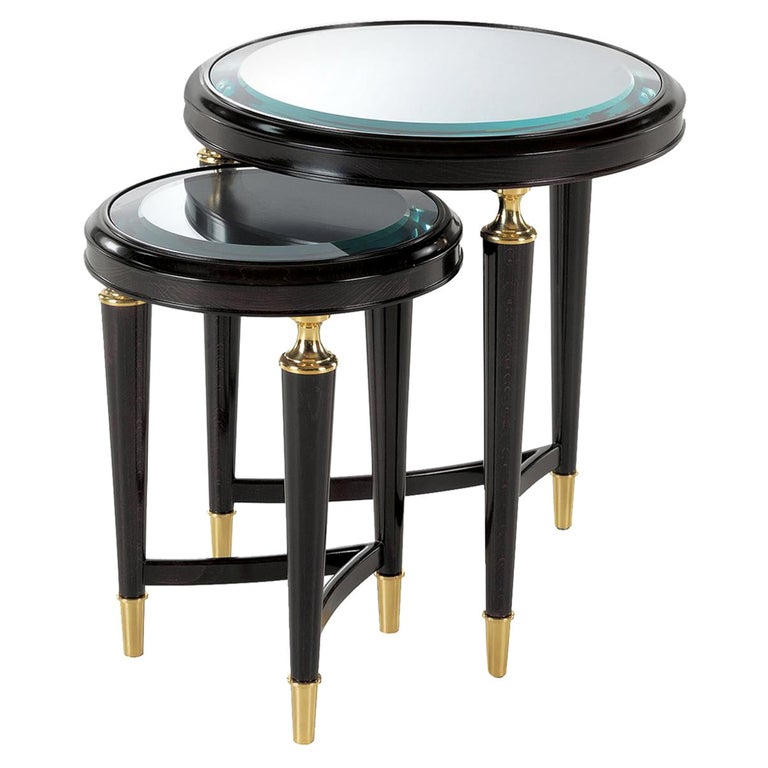 Set of 2 Nesting Side Tables For Sale at 1stDibs