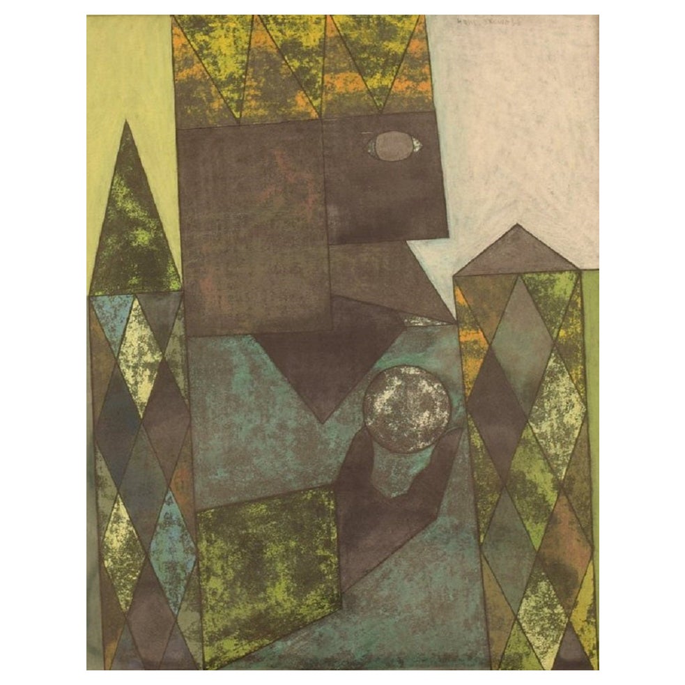 Hans Ripa (1912-2001), Swedish artist. Oil on canvas. Arrangement with ...