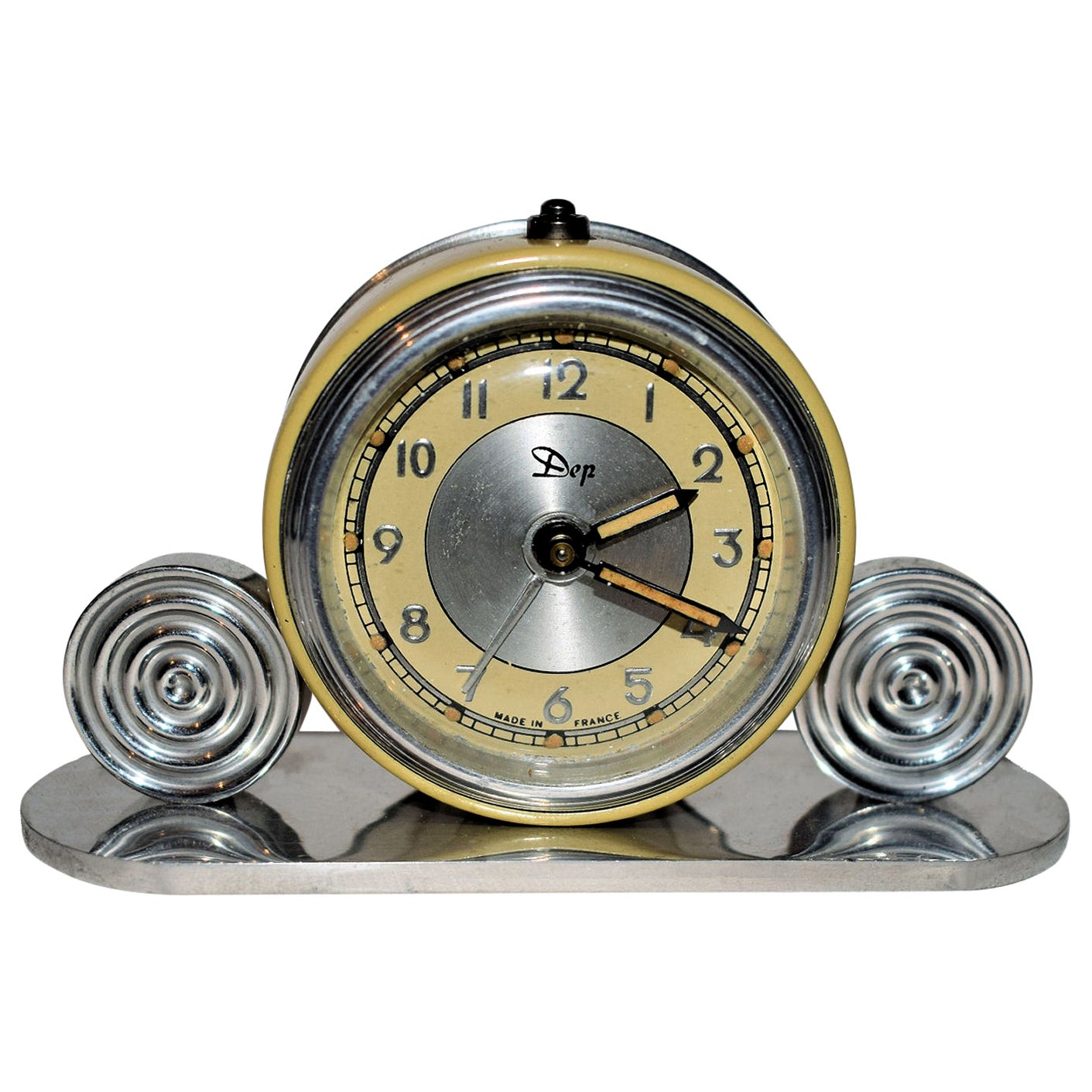 French Art Deco Dep Streamline Modern Art Deco Clock at 1stDibs