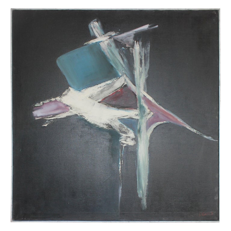 Dorothy Gates "Talisman" Abstract Painting For Sale at 1stDibs