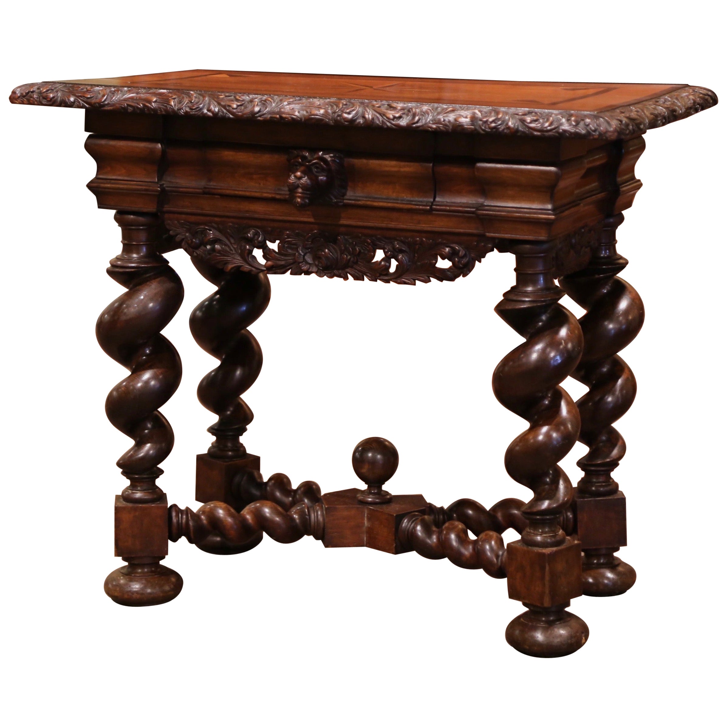 Renaissance Spanish Occassional Table circa 1600 in Walnut For Sale at ...
