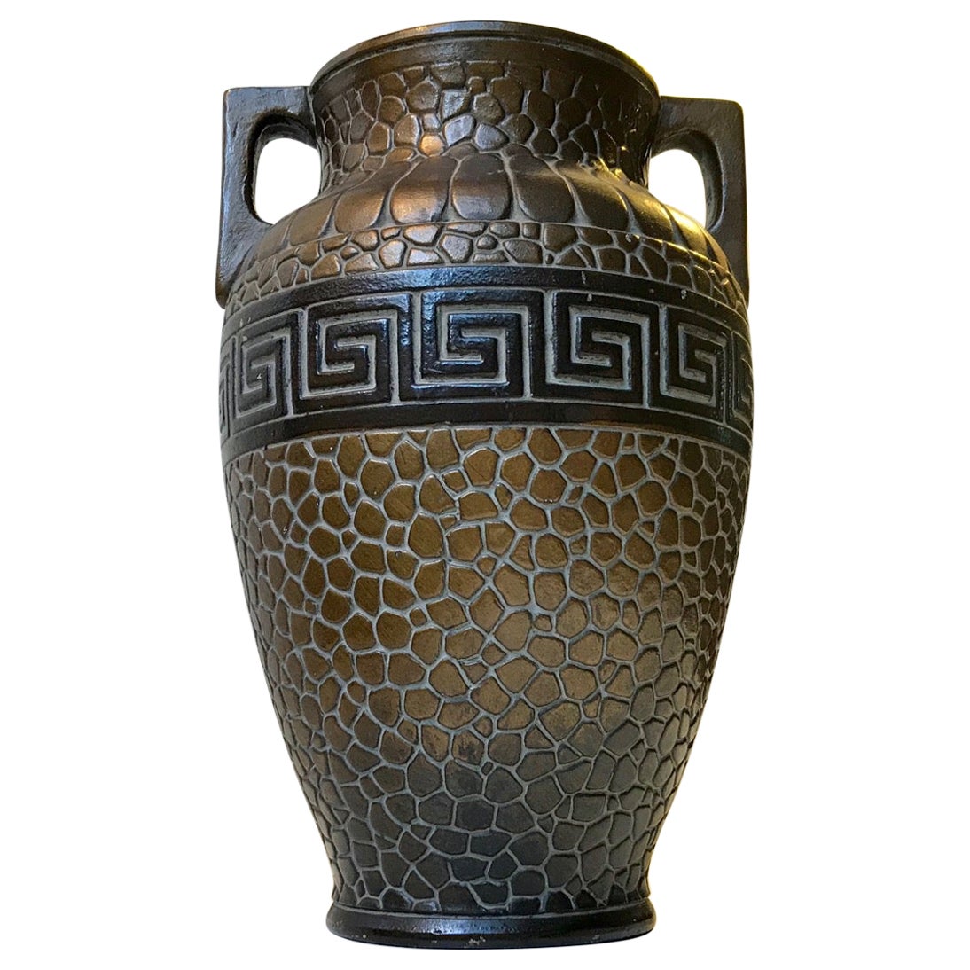 Art Deco Pottery Vase by Paul Jacquet at 1stDibs