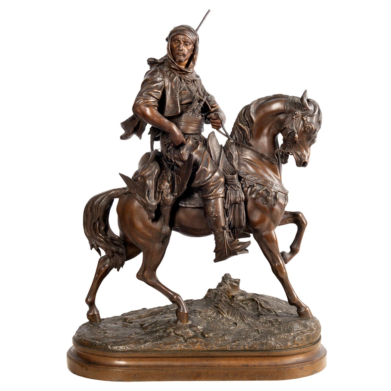 Bronze Sculpture of a Gladiator by French Sculptor Emile Guillemin ...