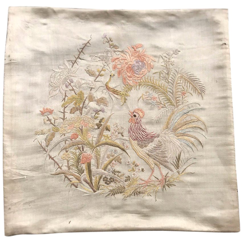 Beautiful Mid-20th Century Chinese Embroidery For Sale at 1stDibs
