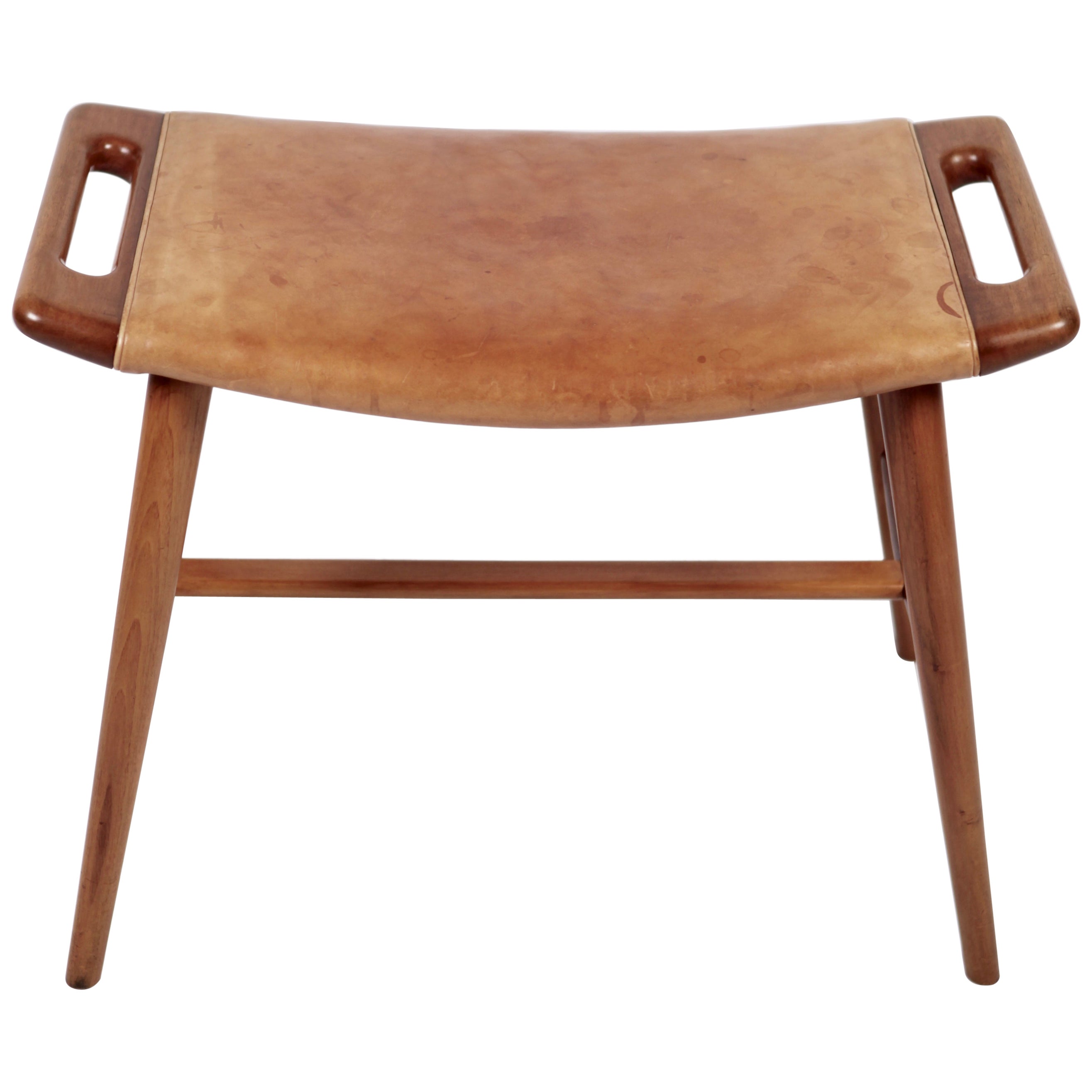 Hans J. Wegner Piano Stool AP 30, Teak at 1stDibs