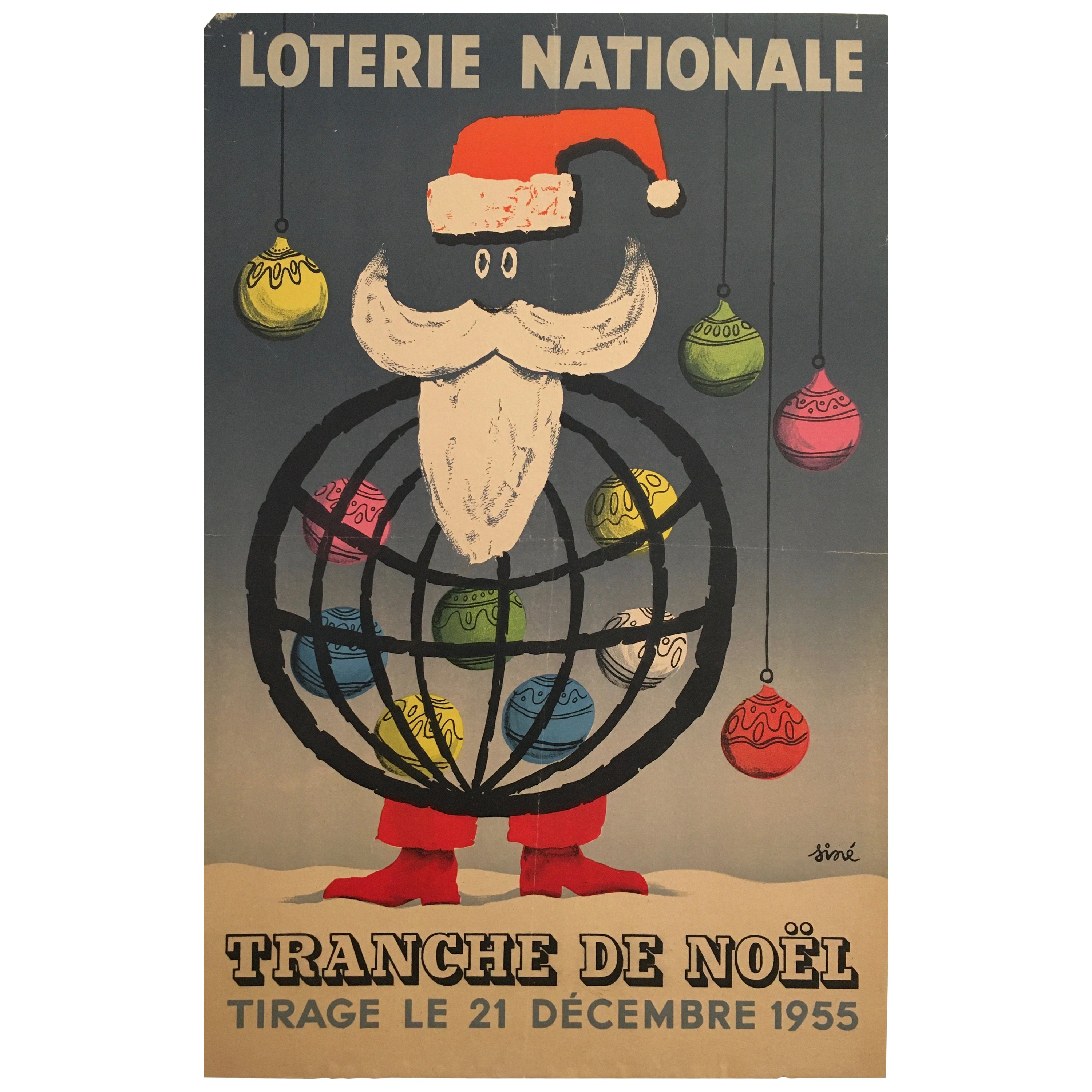 Original Vintage Poster Loterie Nationale Try Your Luck National ...