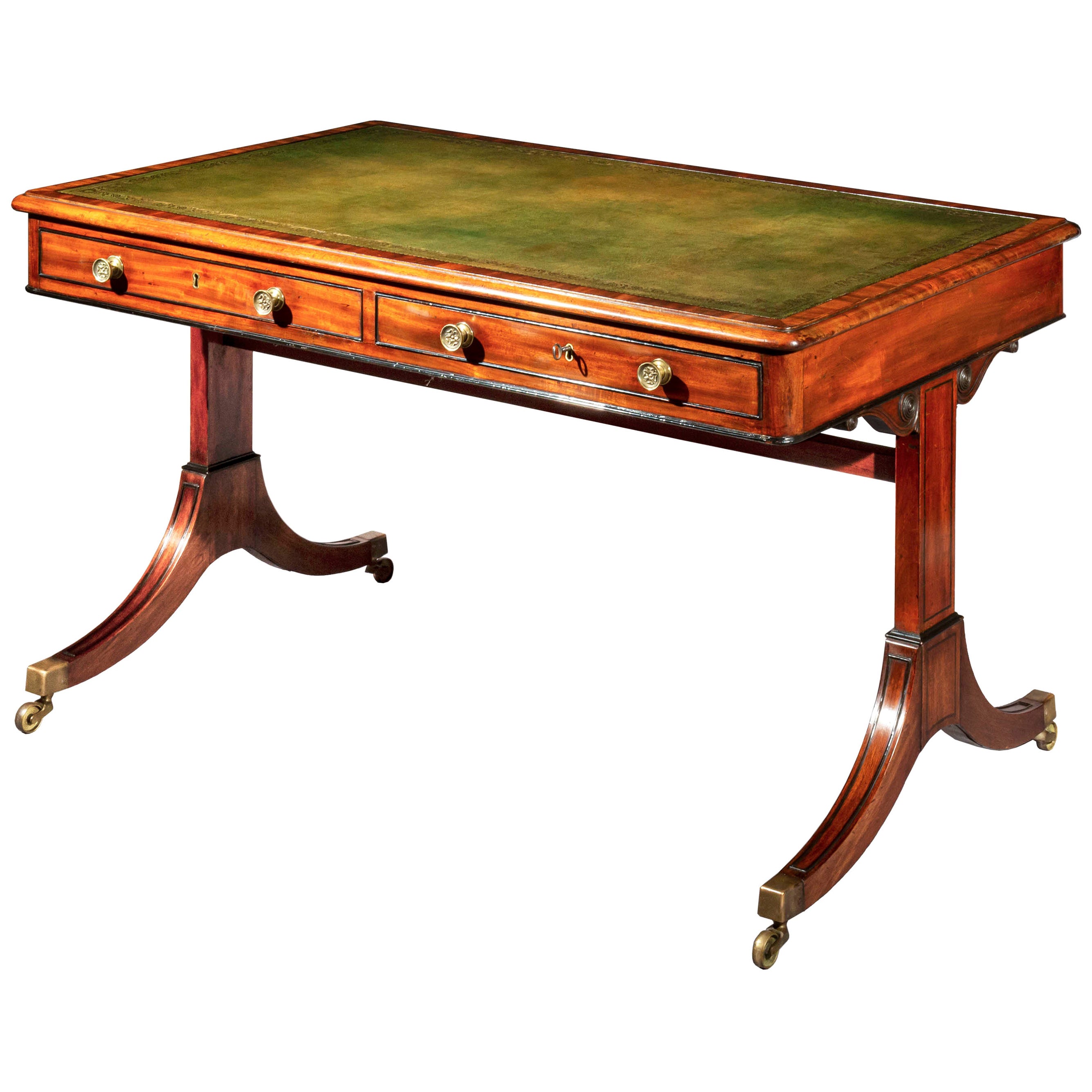 Antique Cherry Writing Table at 1stDibs