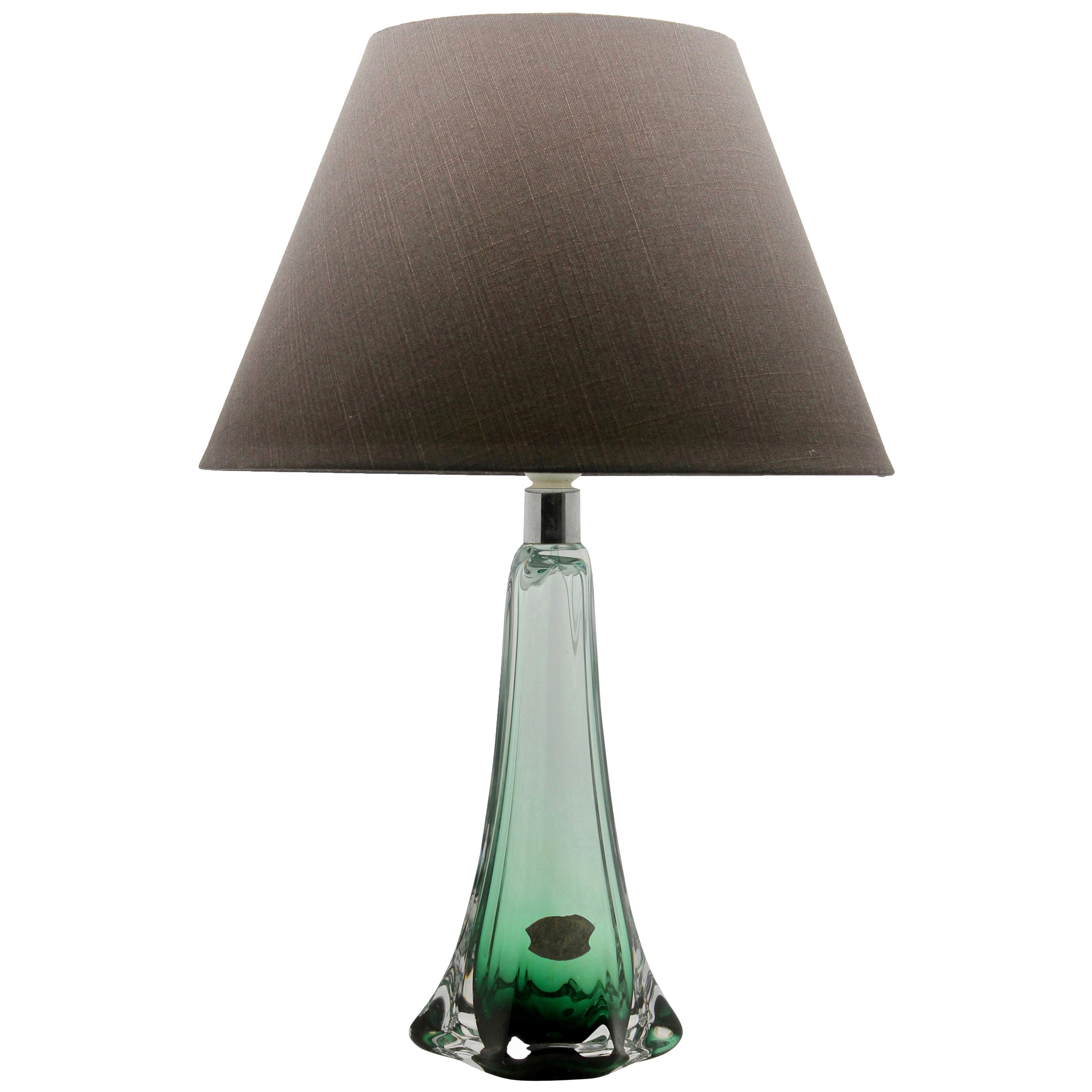 1960's Crystal Table Lamp by Crystal Saint-Louis at 1stDibs