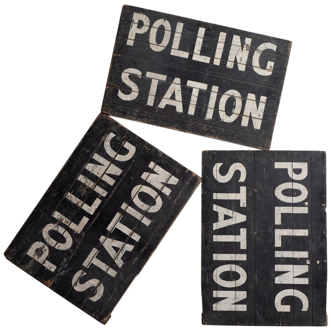 Oversized Hand-Painted Monopoly Sign "Reading Railroad" at 1stDibs