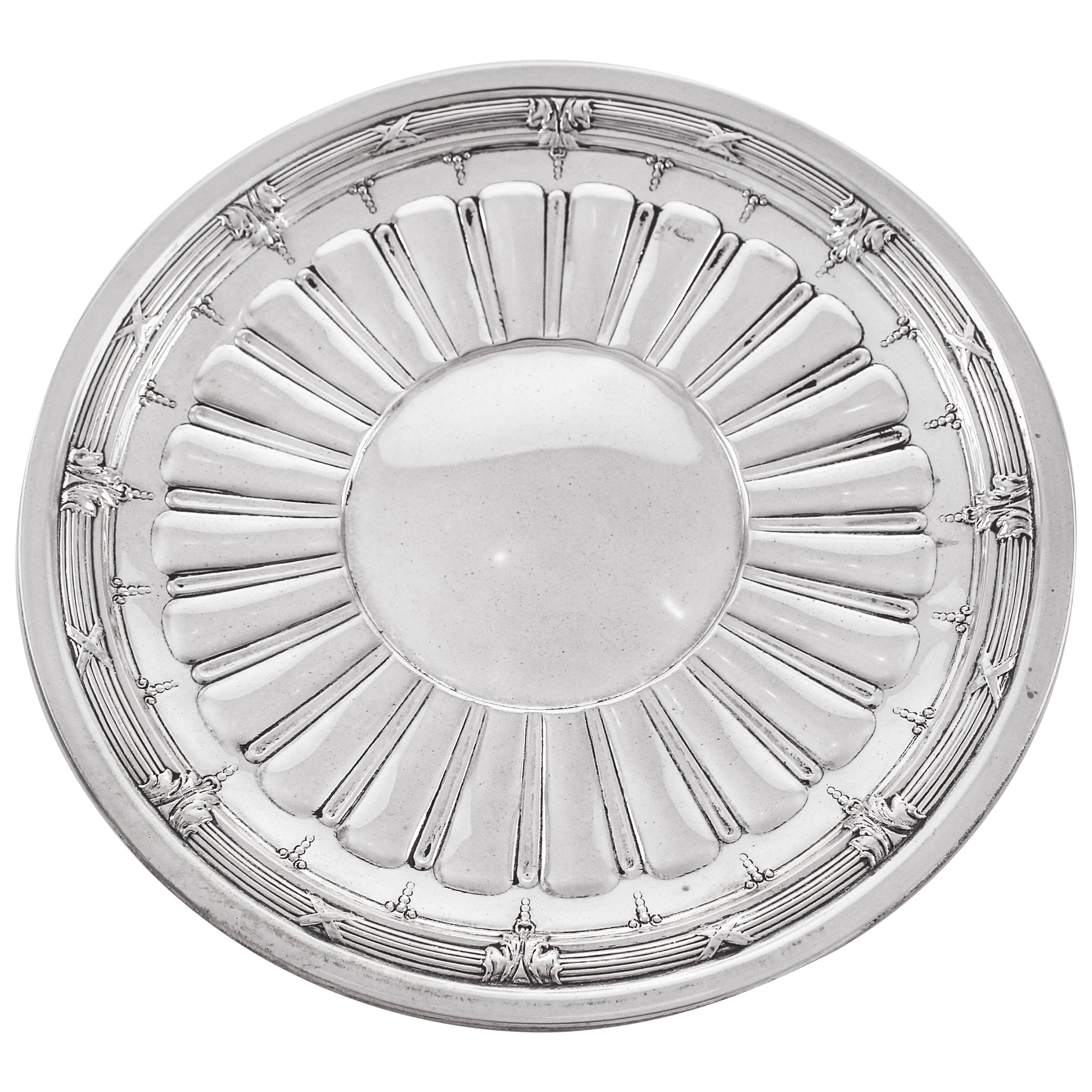 Sterling Art Deco Tray For Sale at 1stDibs