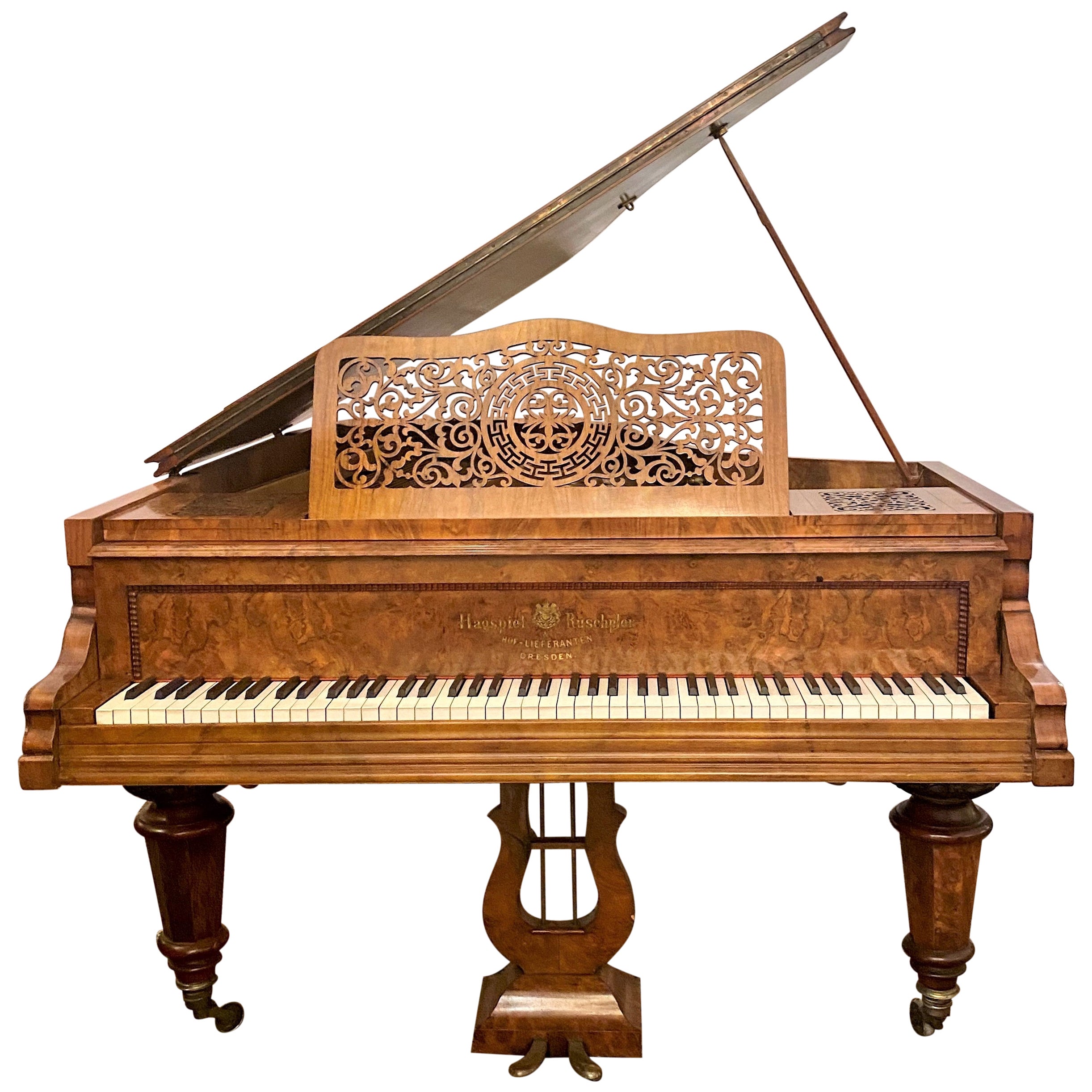 85 Key Antique Steinway Grand Piano, circa 1873 For Sale at 1stDibs