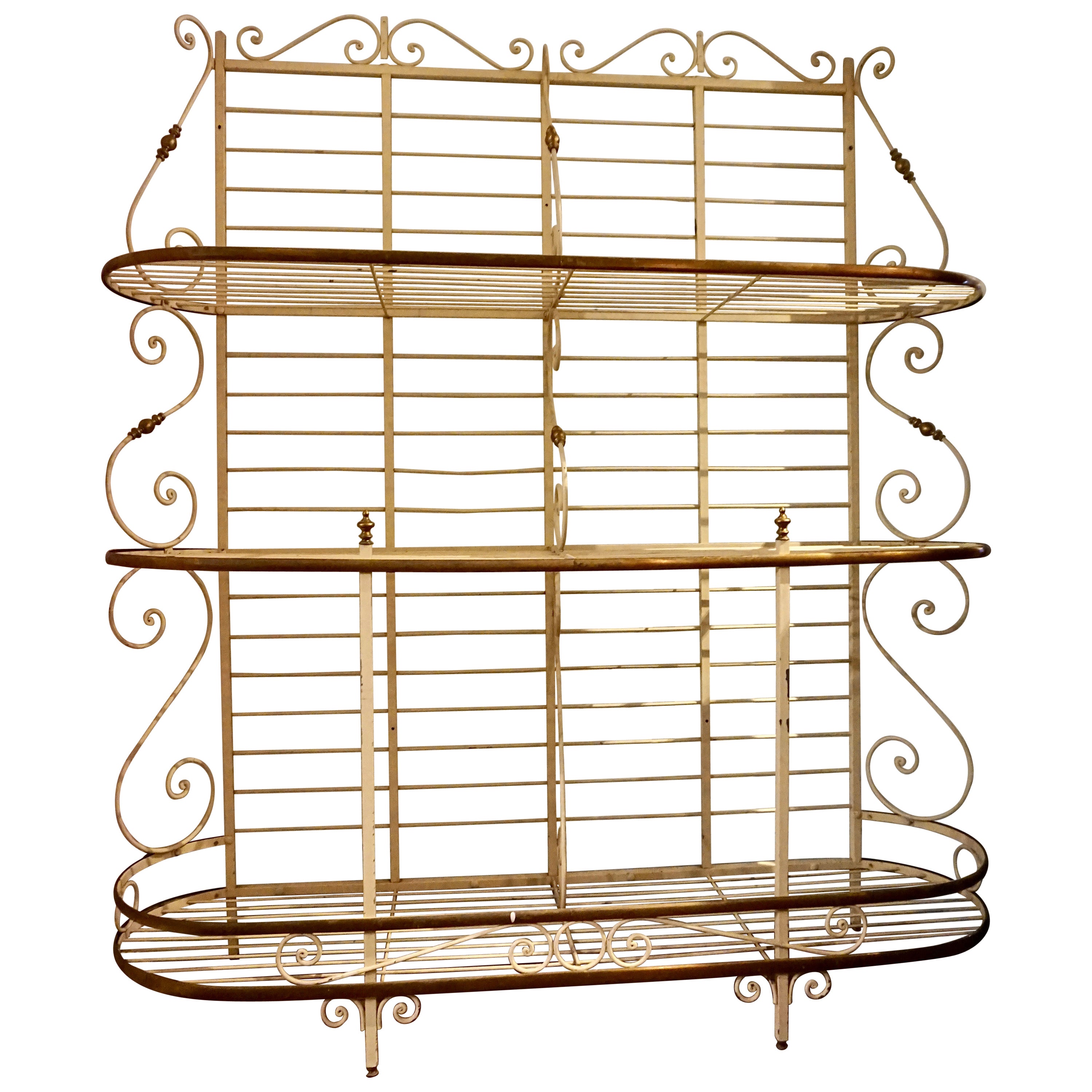 19th century Original Vintage French Baker's Rack at 1stDibs