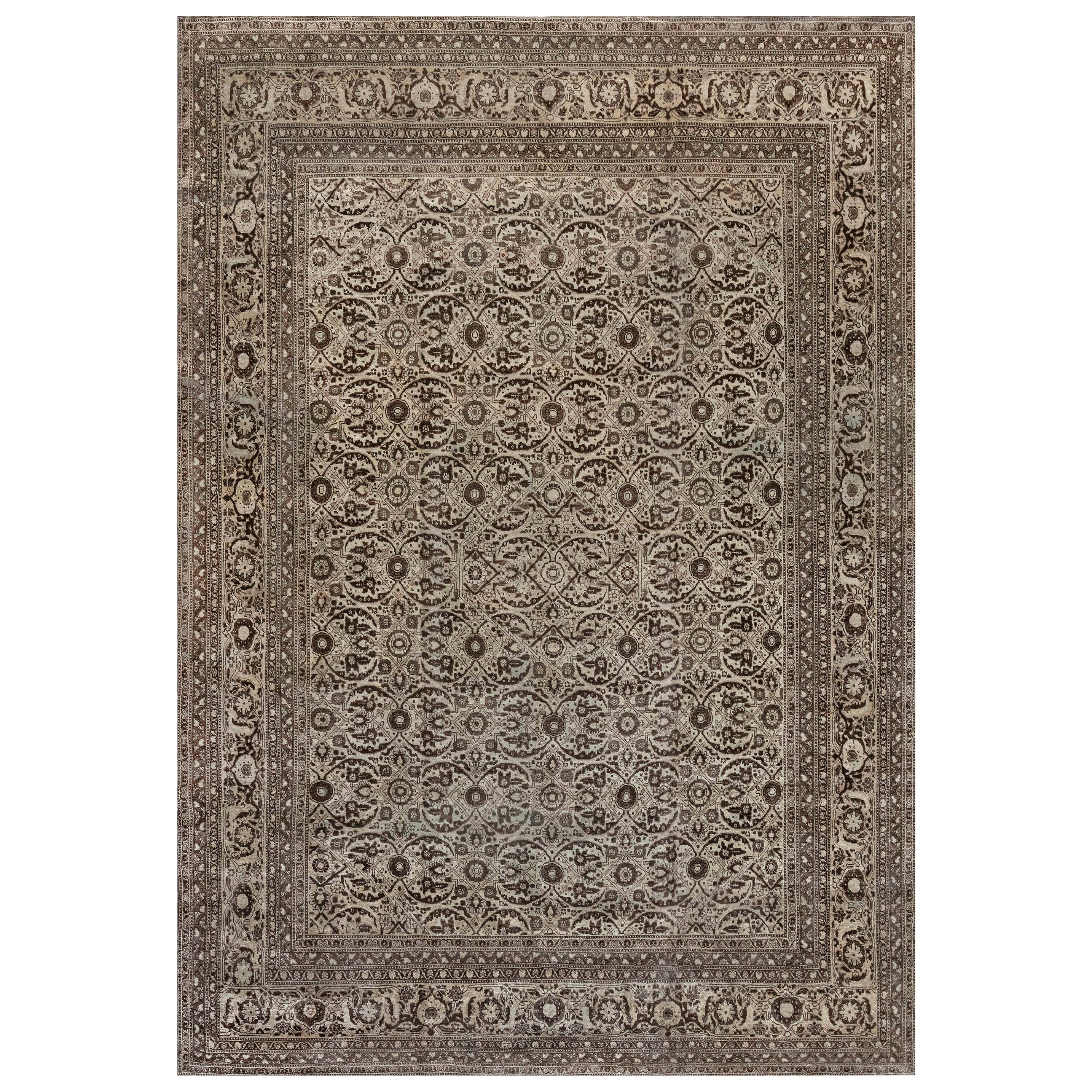 Rare Antique Persian Tabriz Carpet, circa 1900s For Sale at 1stDibs