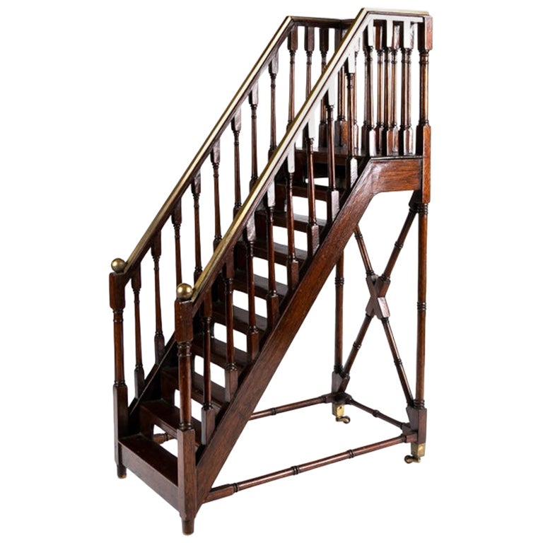 Architectural Model of Art Nouveau Staircase For Sale at 1stDibs