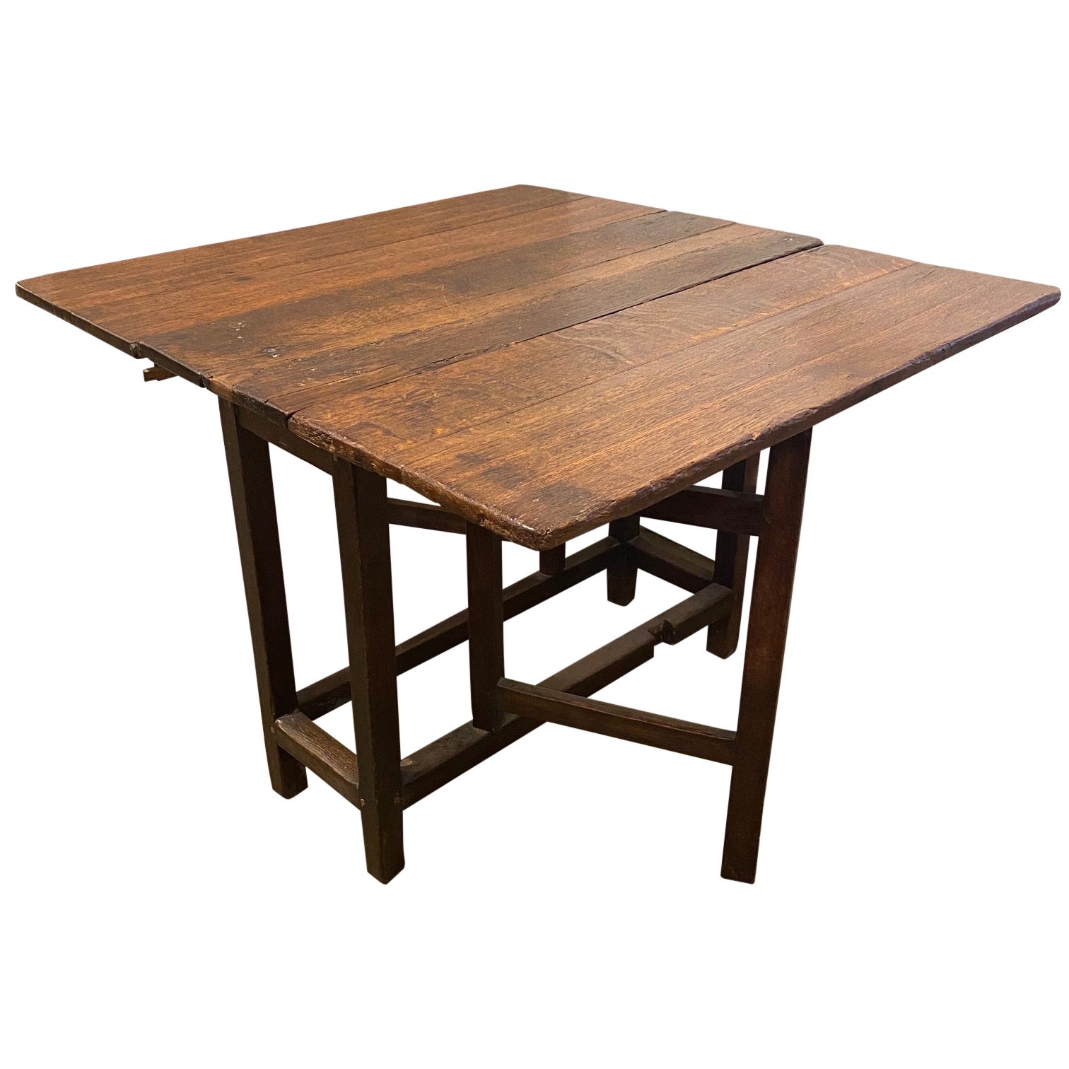 English Walnut Gate Leg Table, circa 1685 For Sale at 1stDibs