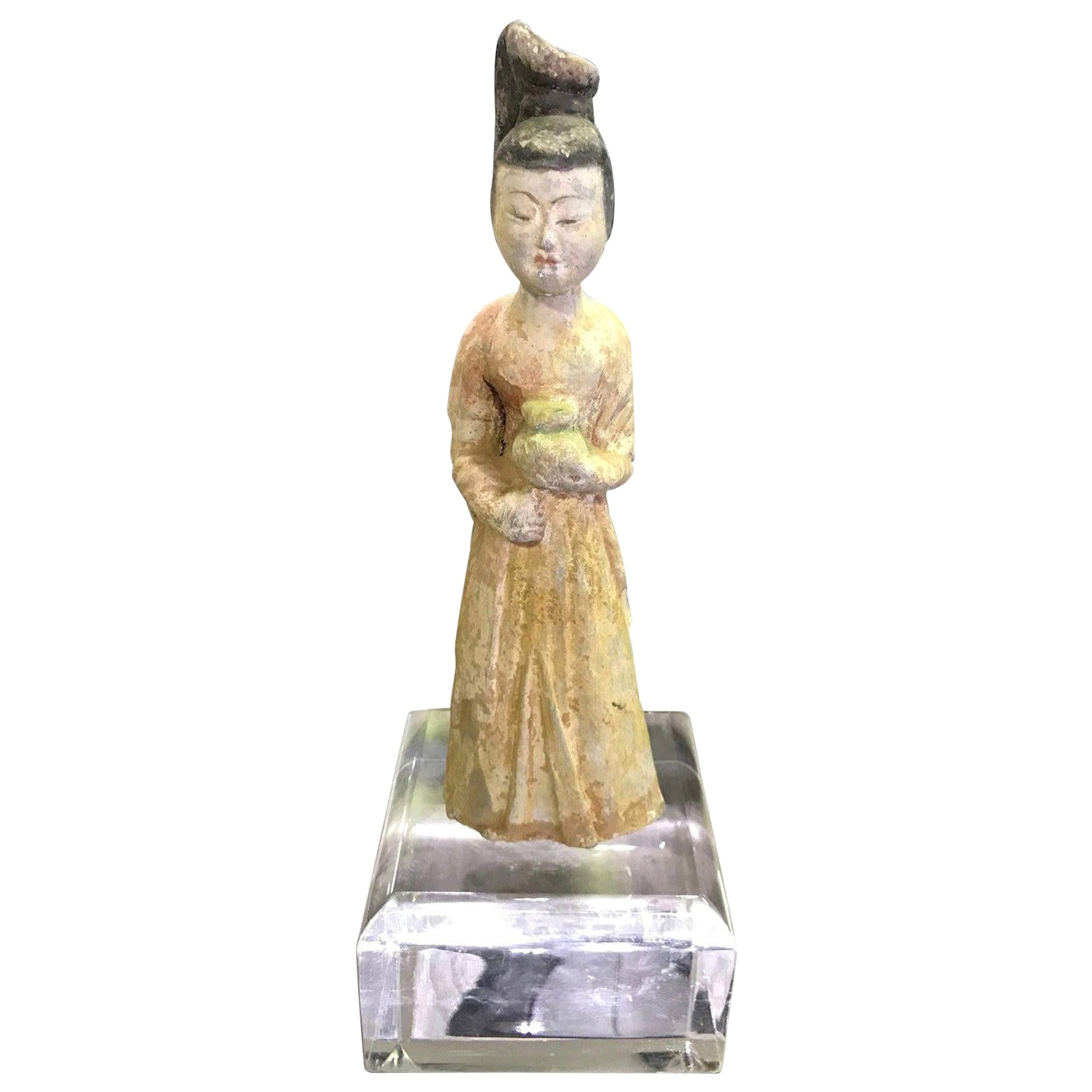 Chinese Sui Dynasty Pottery Figure of a Court Lady, 6th Century For ...